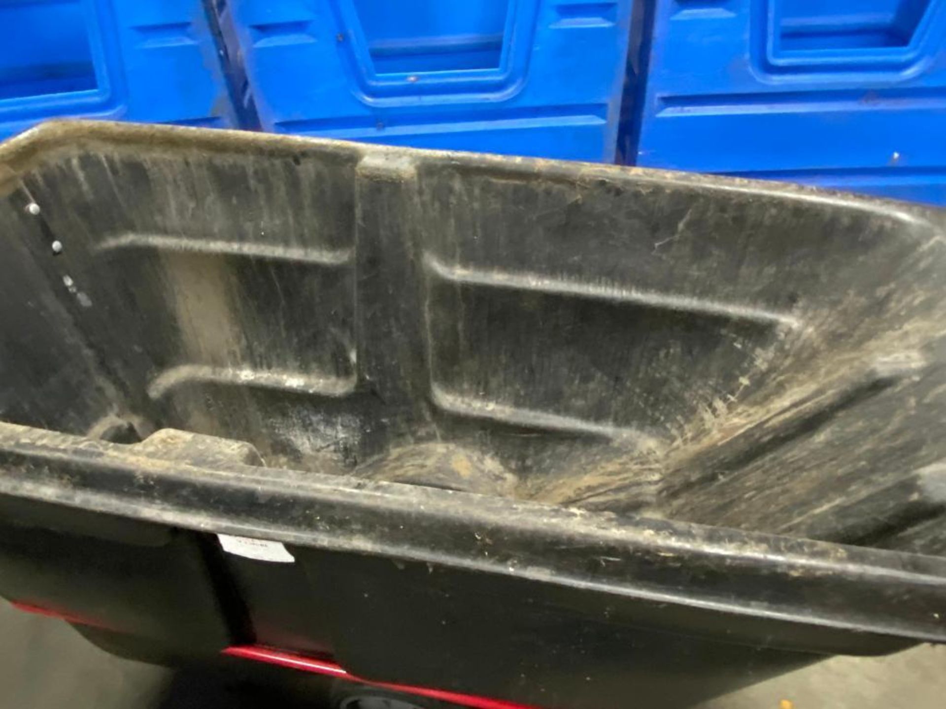 Uline Rubbermaid style trash hopper cart. All items at Ahilleas ...