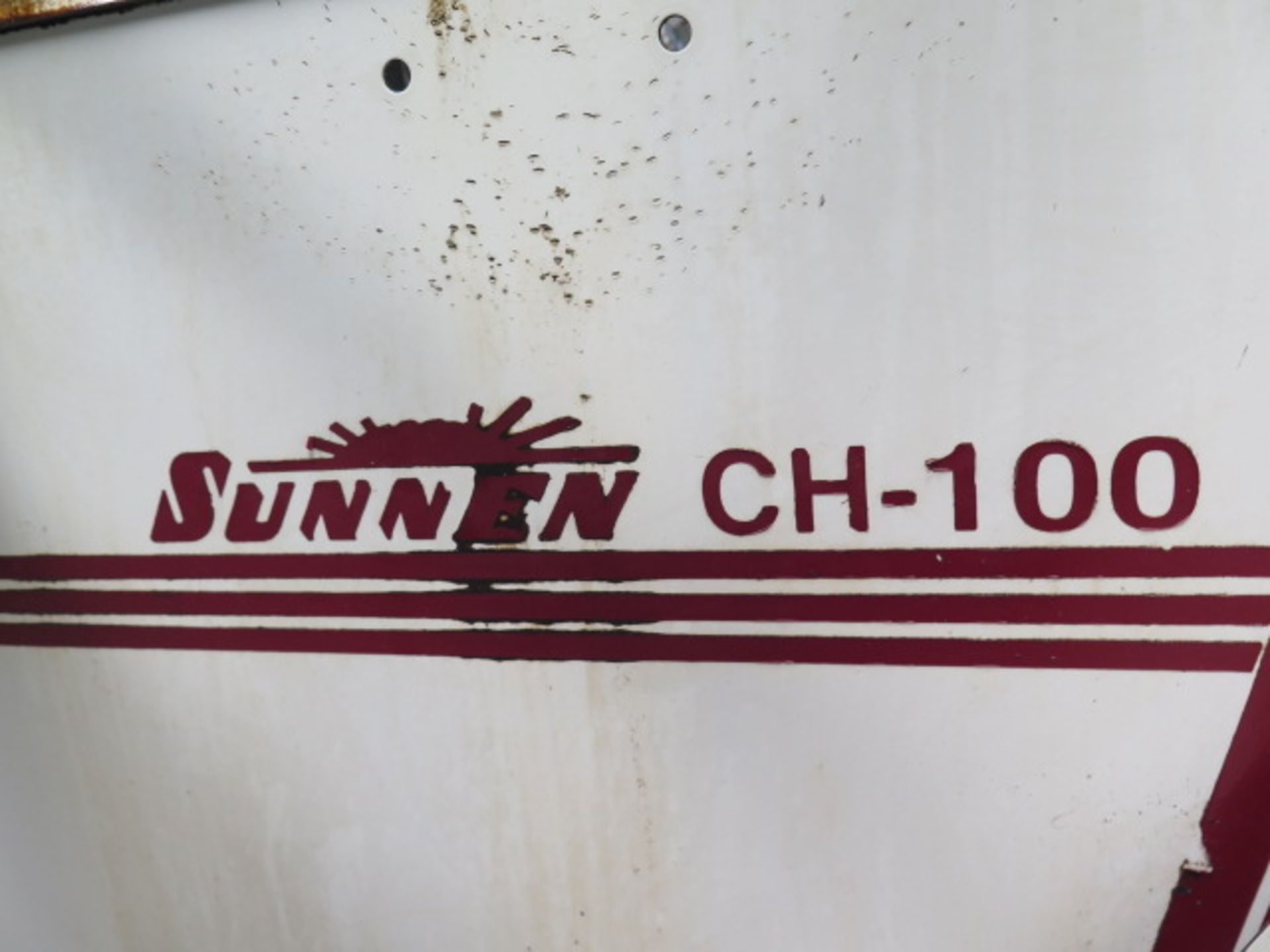 Sunnen CH-100-K Horizontal Line Hone s/n 3A1-3406 w/ Power Mandrel ...
