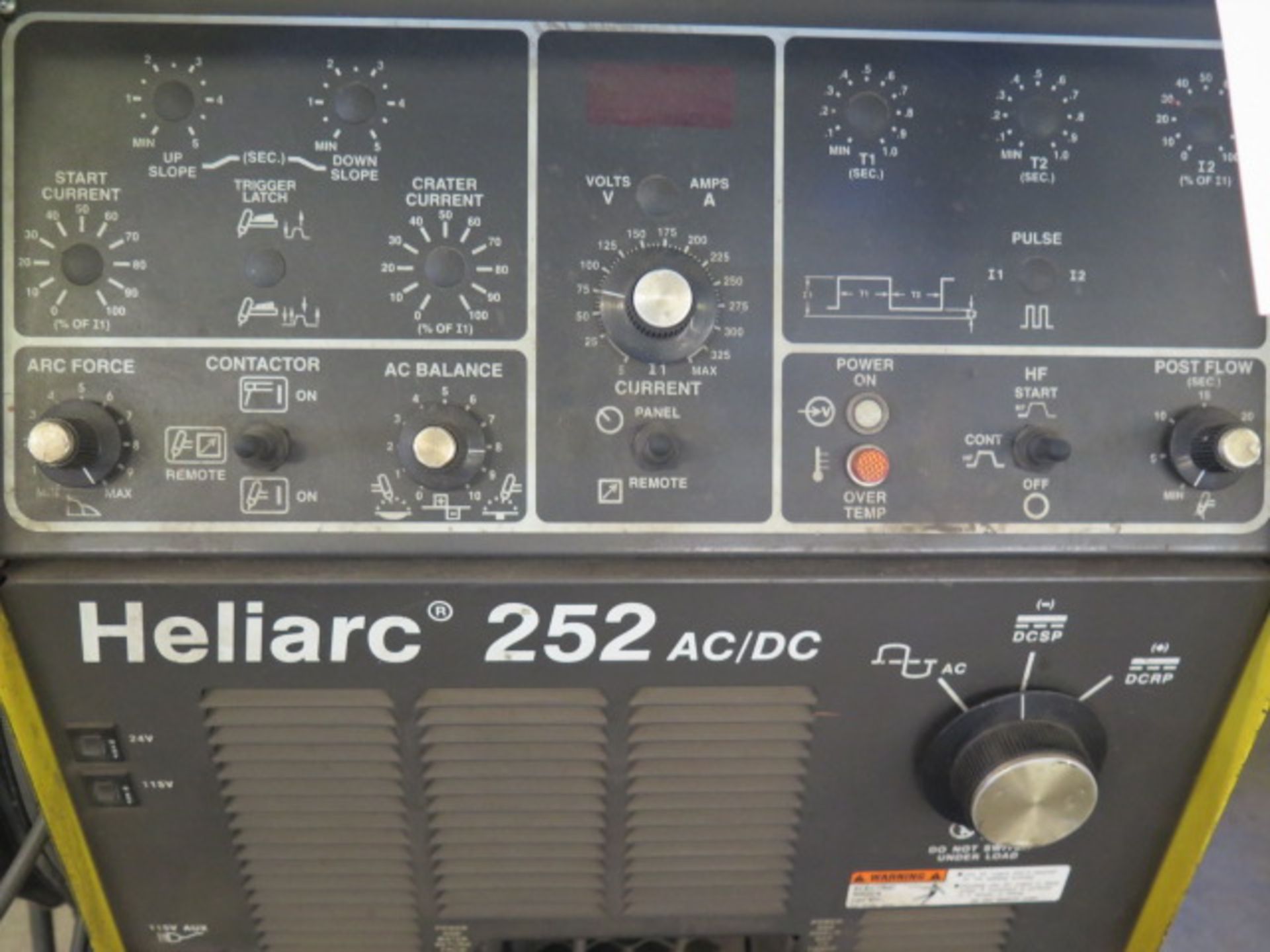 Esab Heliarc 252 AC/DC Arc Welding Power Source s/n TP-J632008 w/ Esab ...