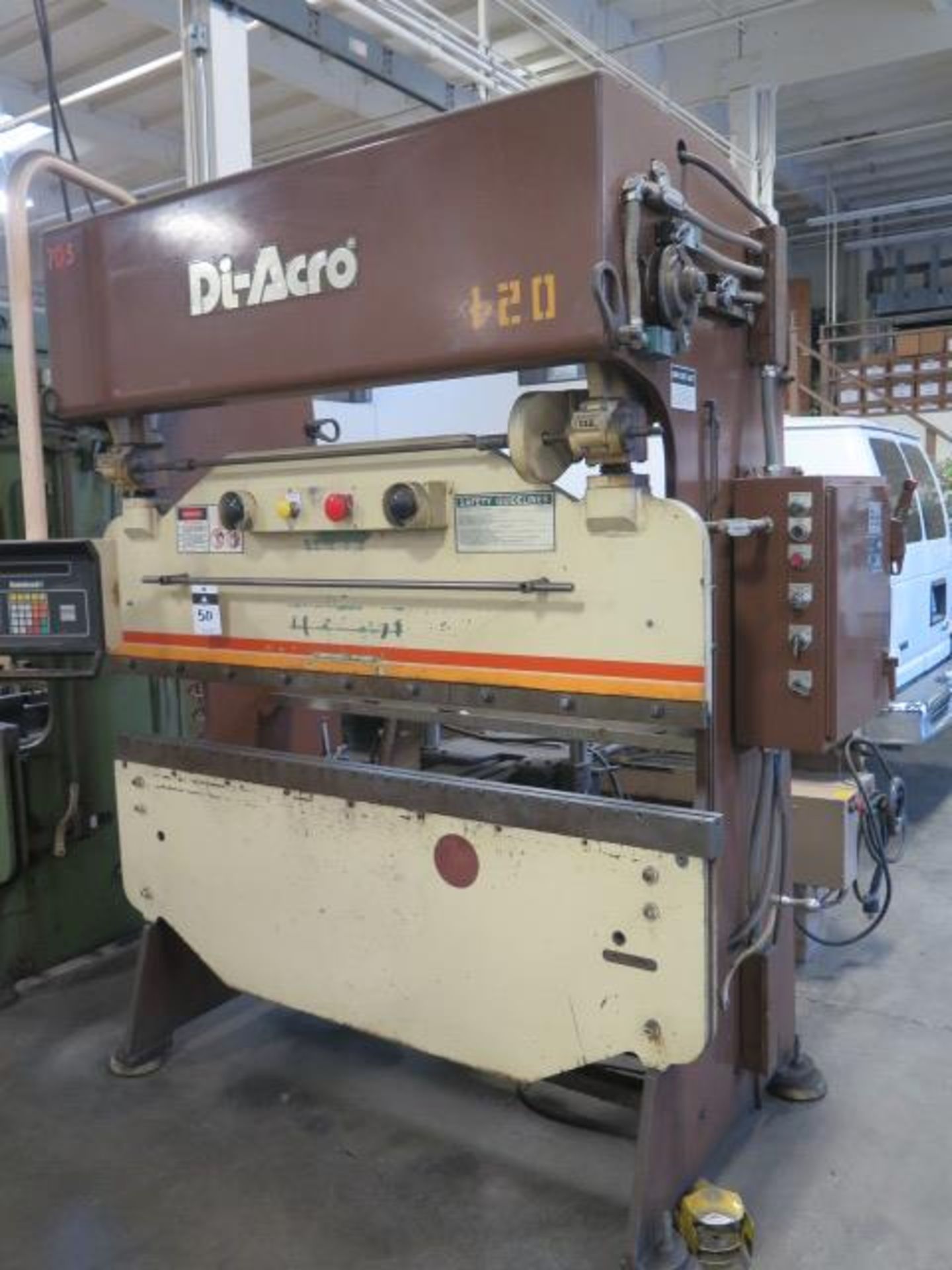 DiAcro 14-72 14GA x 72” CNC Hydrapower Press Brake s/n 6600284823 w ...