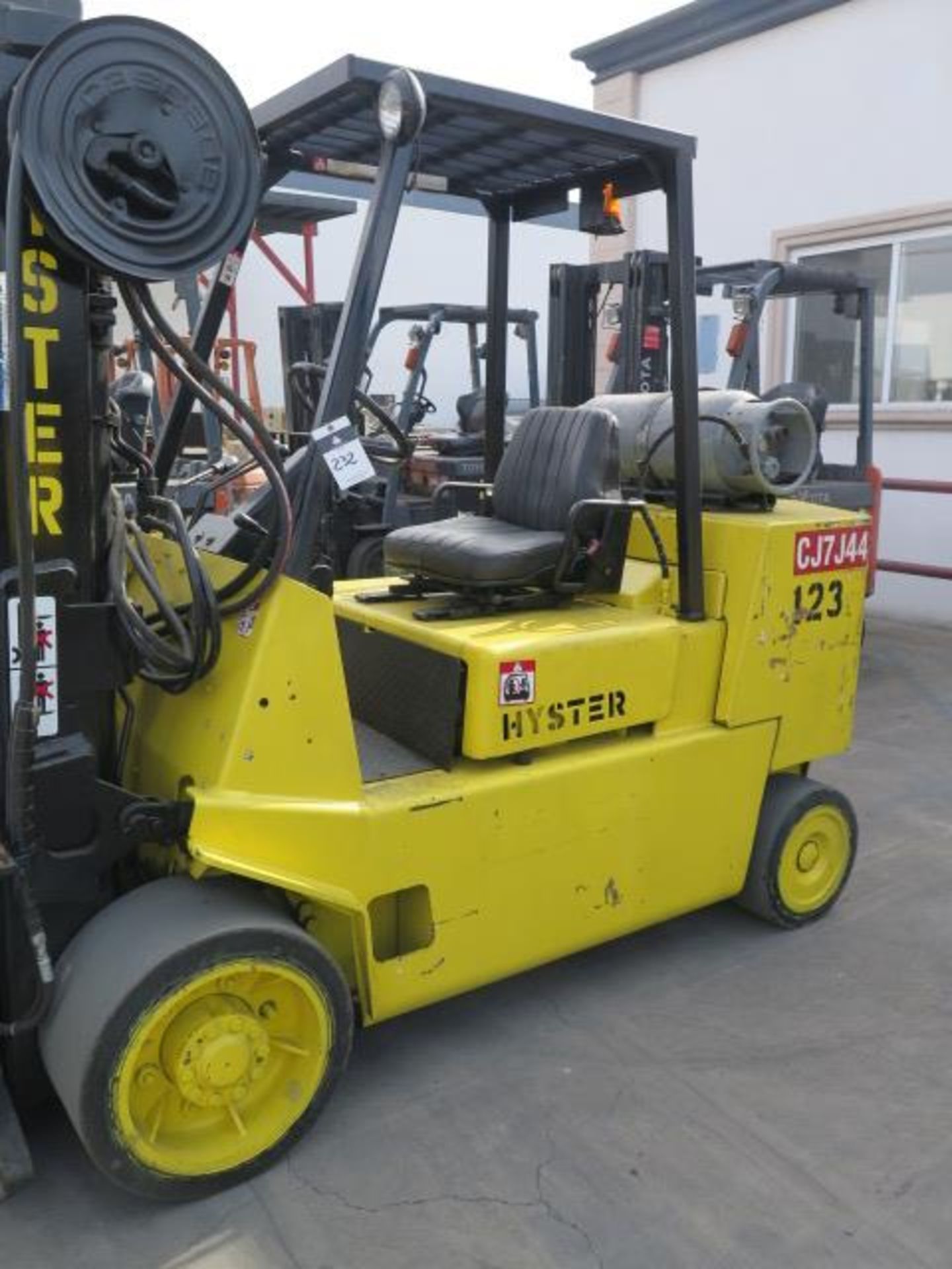 Hyster S120XLS 12,000 Lb Cap (8500 Lb Cap with Attachment) LPG Forklift ...