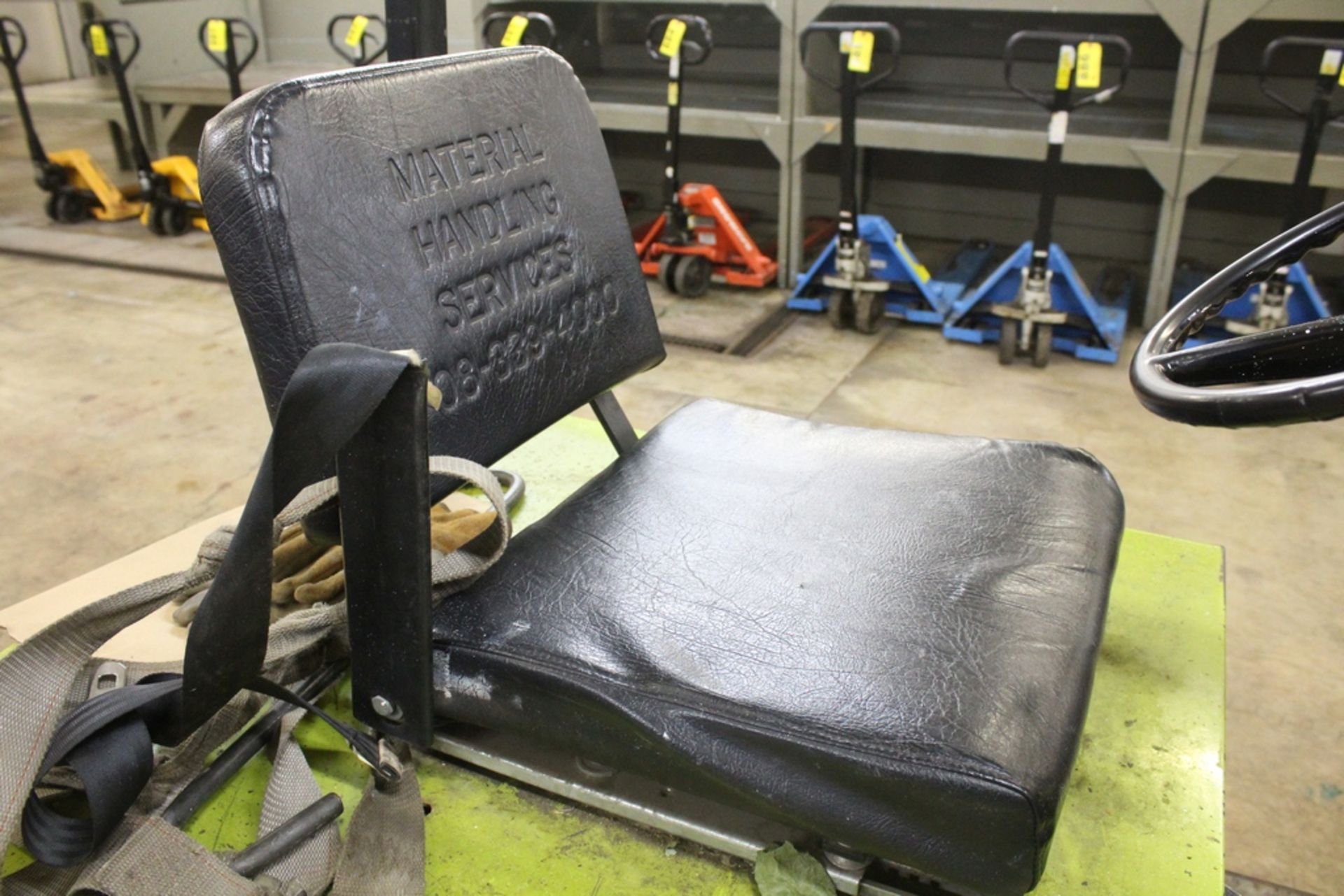 CLARK 2800 LB. MODEL TM15 ELECTRIC FORKLIFT TRUCK, S/N TM247-841-6846FB ...