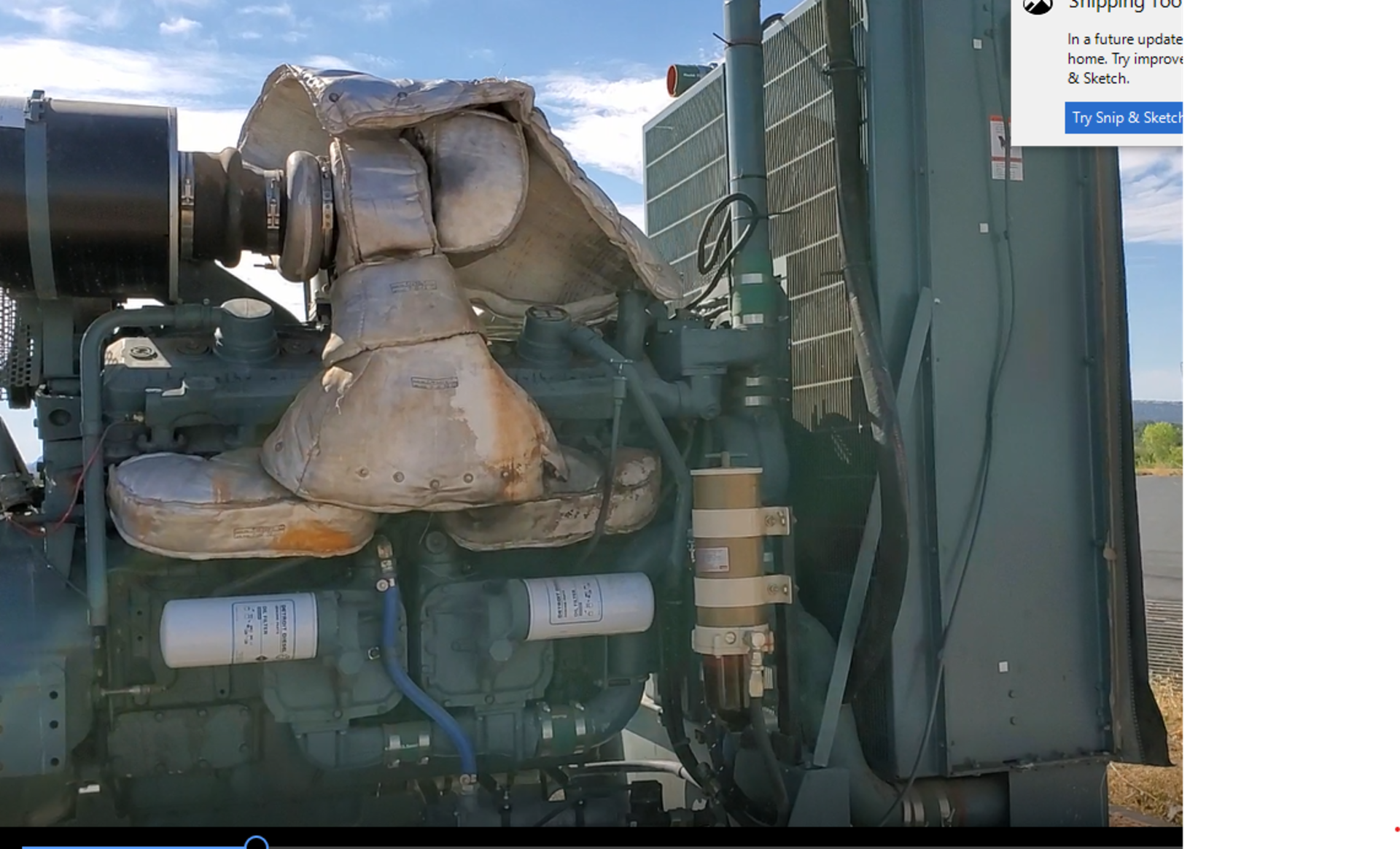 DETROIT DIESEL 12V92 GENERATOR 394 hours on engine, HAS ONE SCARED ...