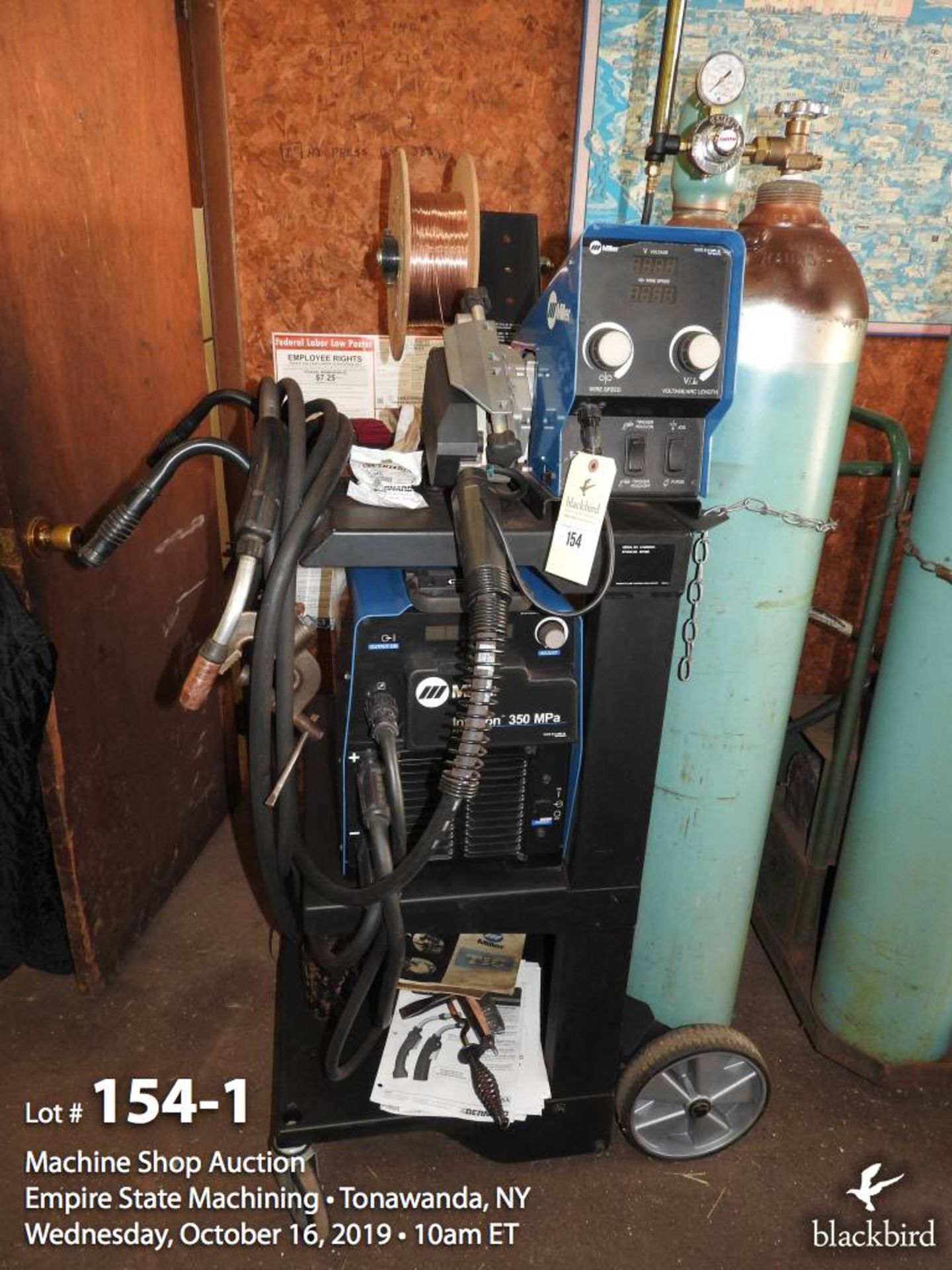 Miller Invision 350 MPA MIG welder, stock #907397 (SN LH500486A), with ...