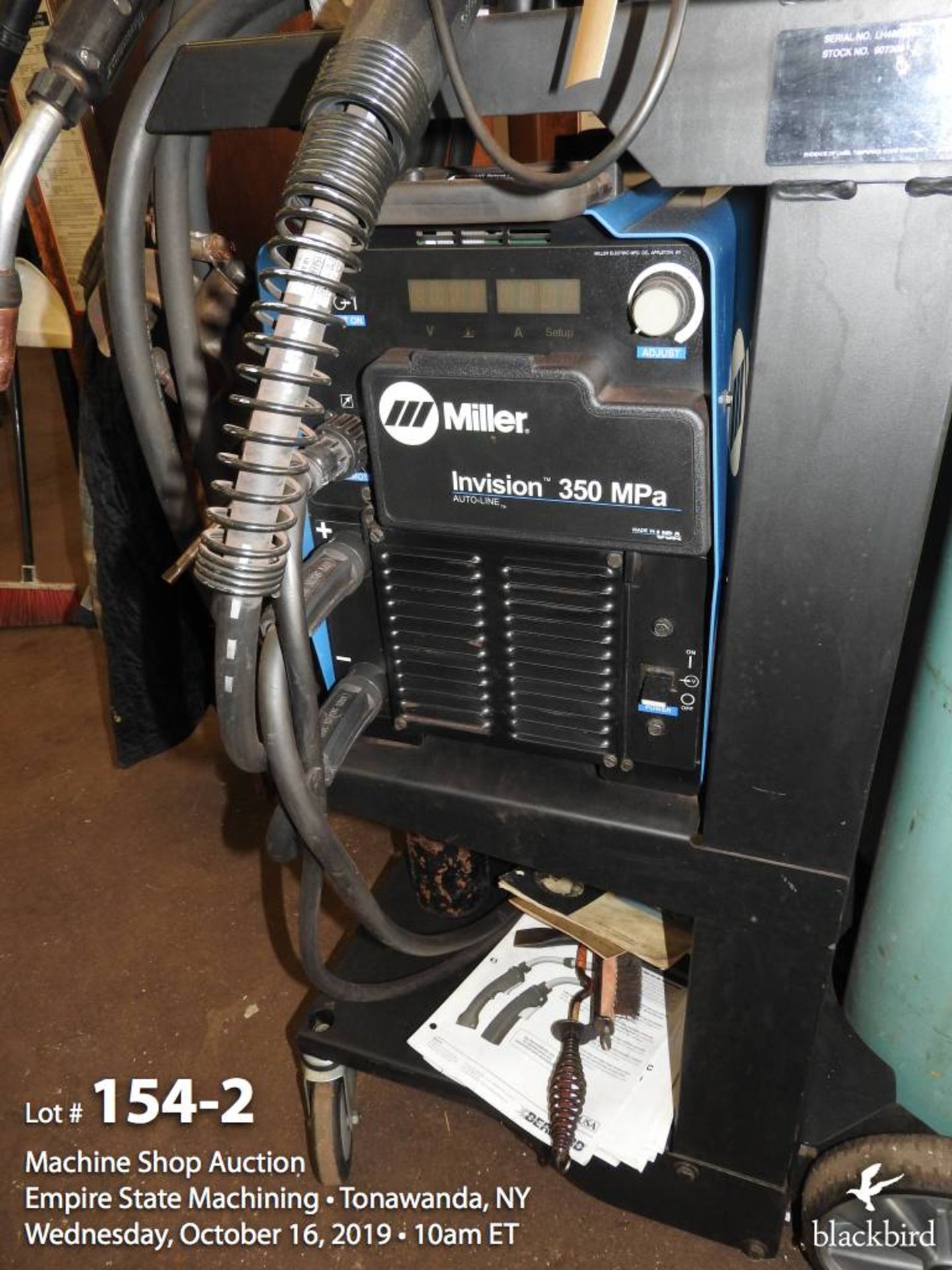 Miller Invision 350 MPA MIG welder, stock #907397 (SN LH500486A), with ...