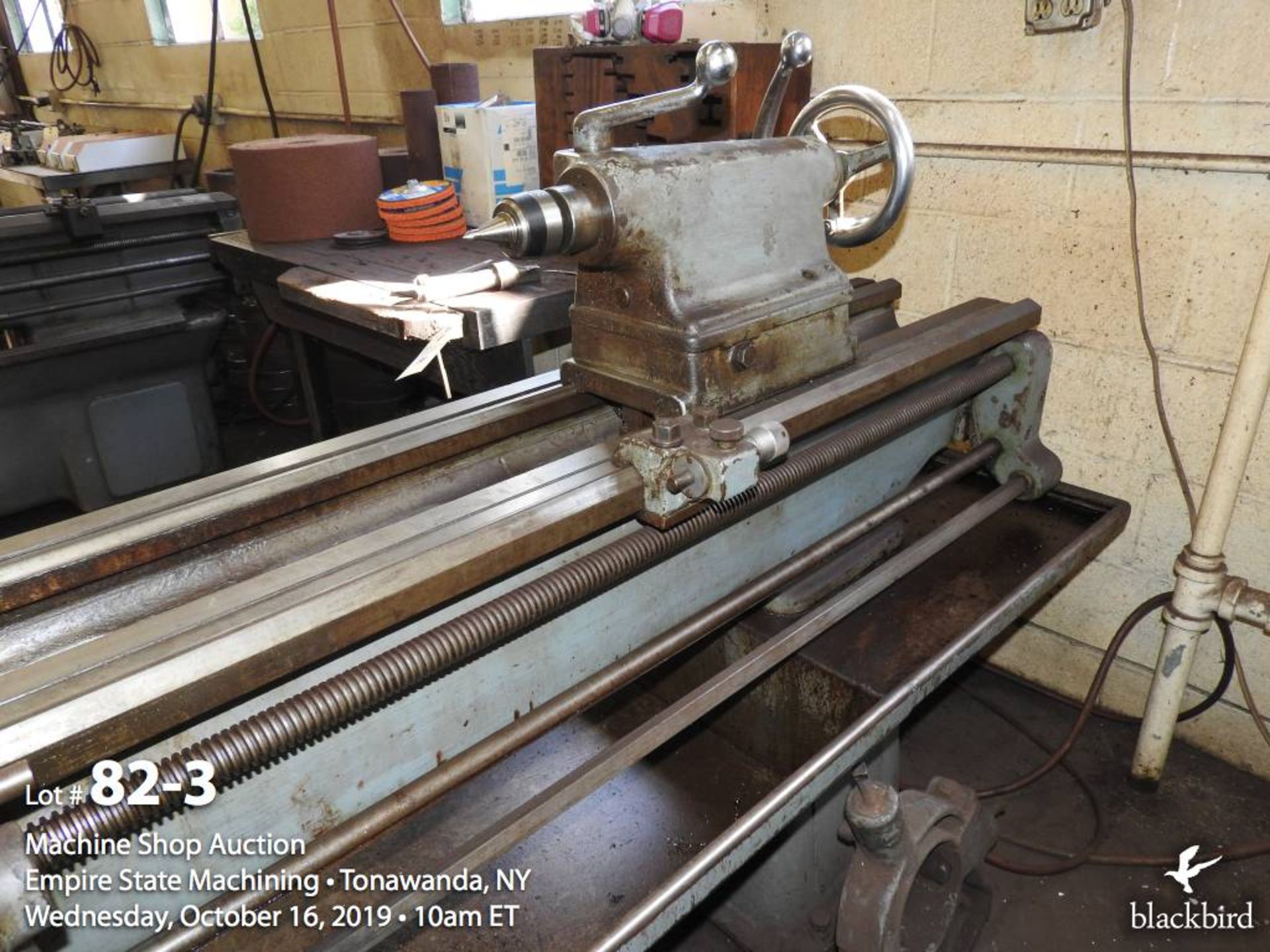 Monarch model K lathe, 16" x 54", 1.5" through spindle, tool post with ...