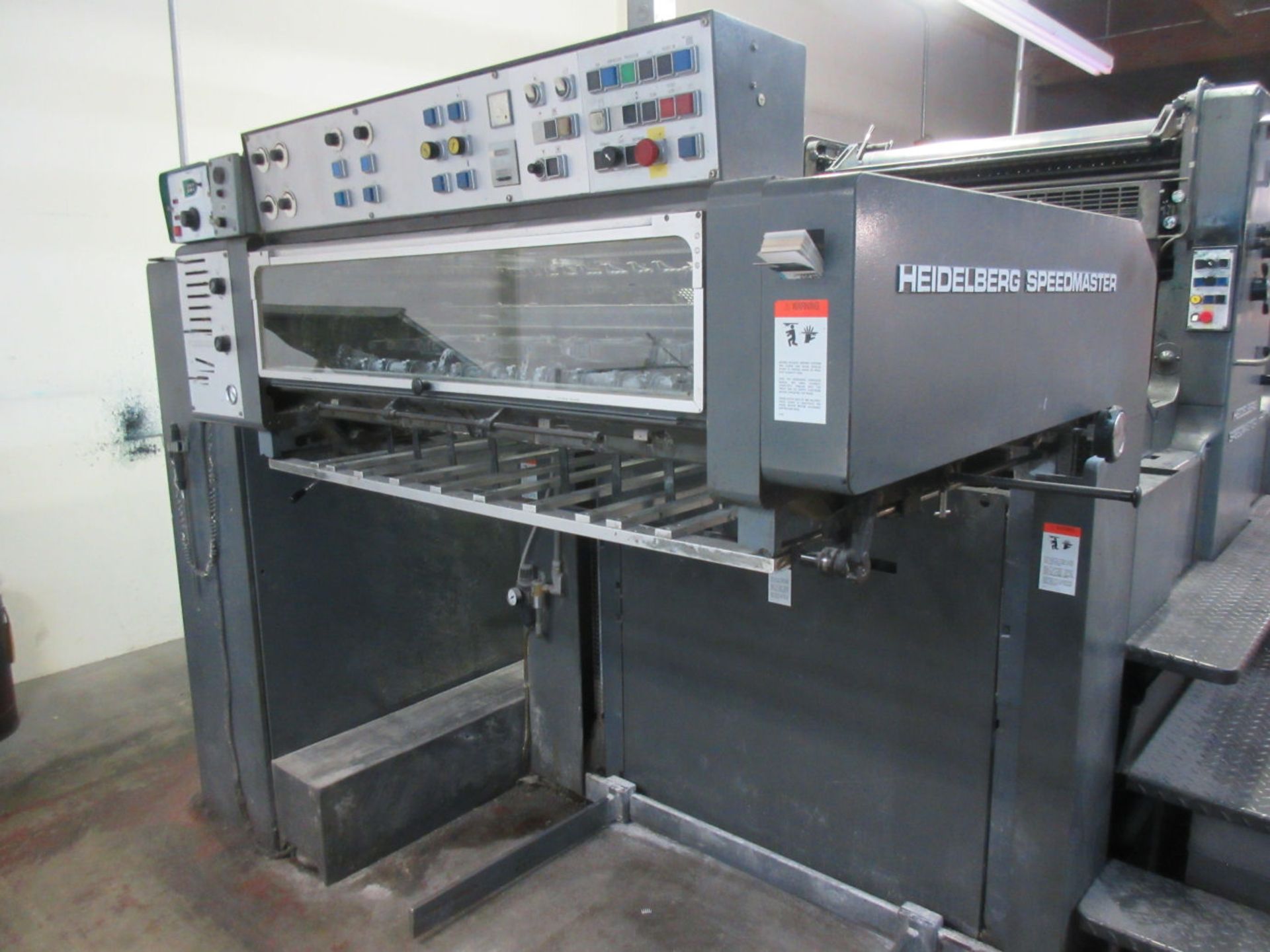 1986, HEIDELBERG SPEEDMASTER MDL. SM-102-ZP SHEETFED PRESS, 2-COLOR ...