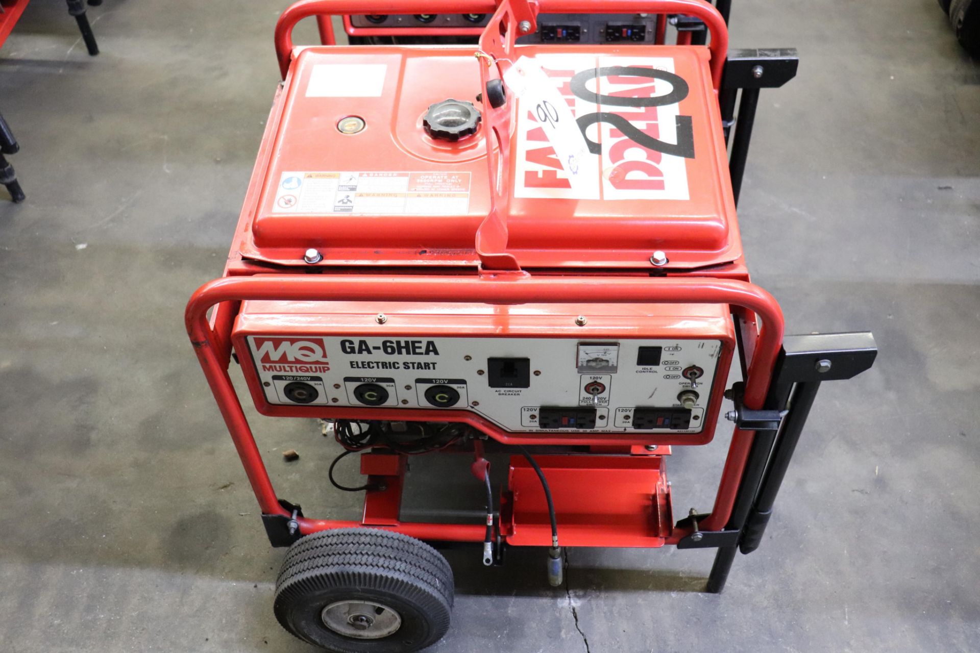 Multiquip GA-6HEA electric start 6000 watt generator All generators ...