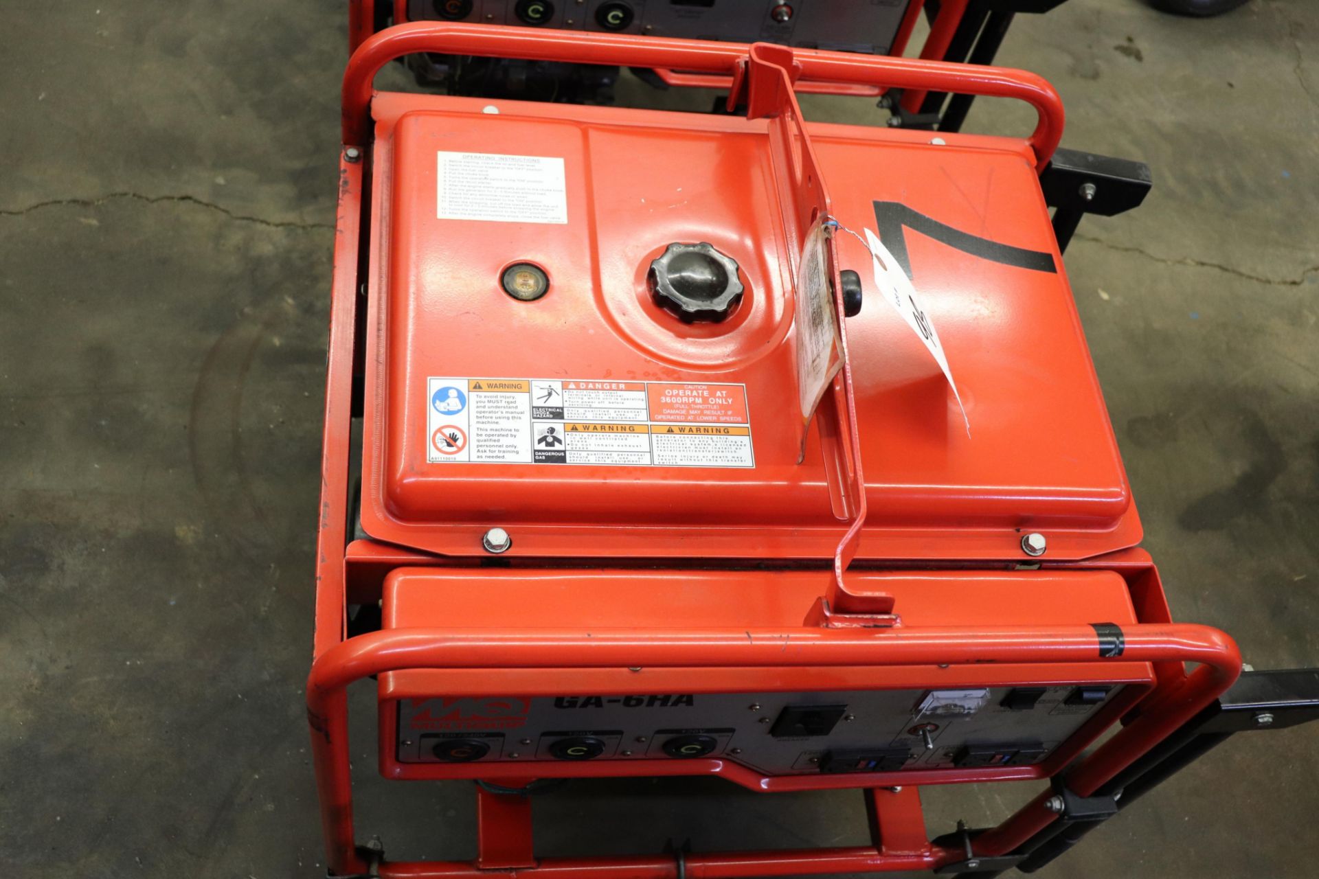Multiquip GA-6HA 6000 watt generator All generators have not been ...