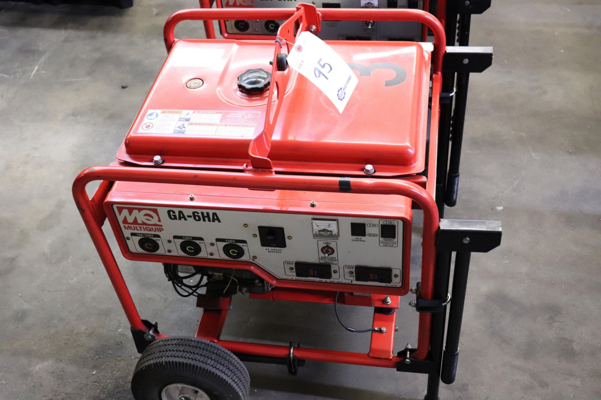 Multiquip GA-6HA 6000 watt generator All generators have not been ...