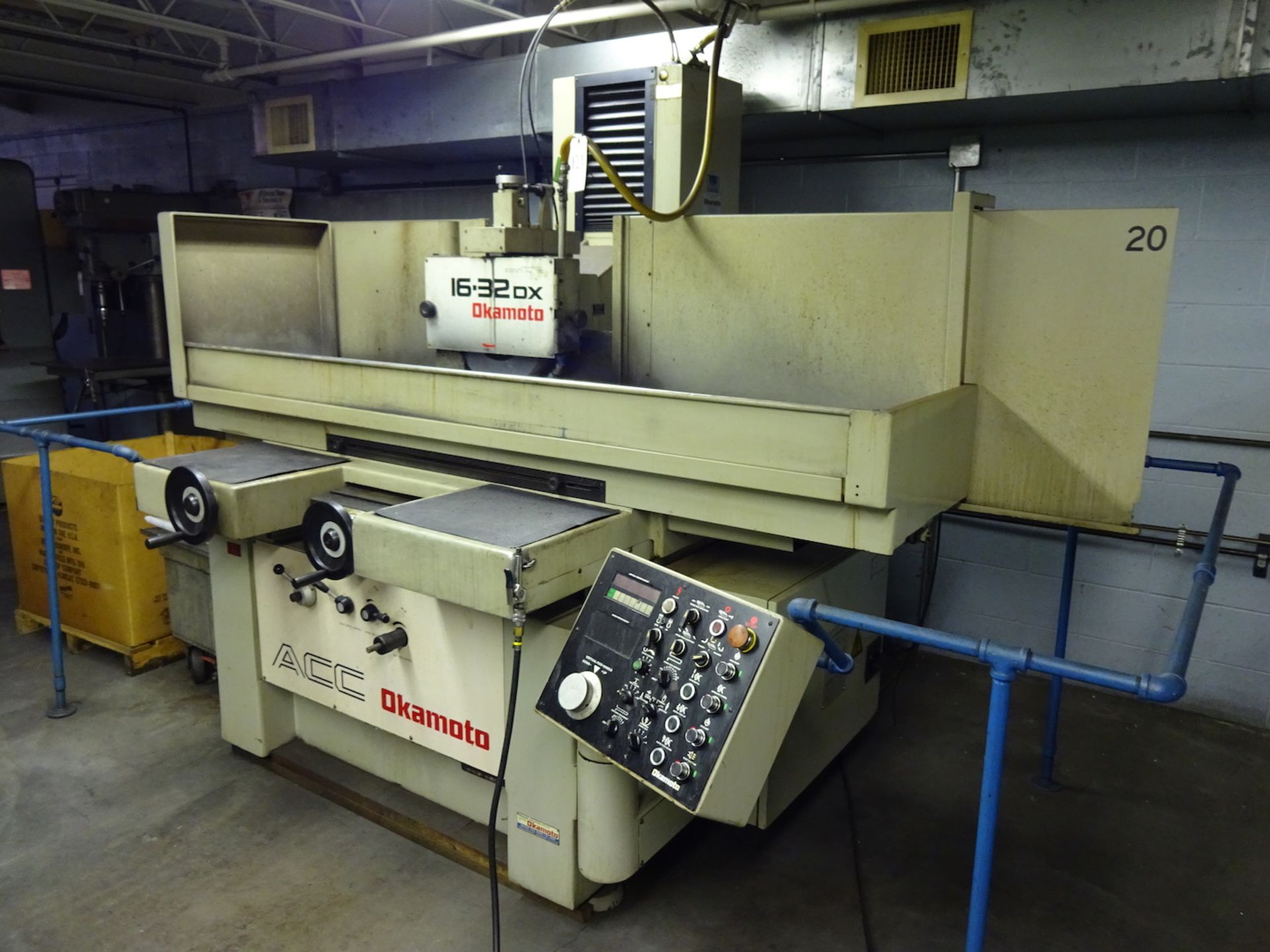 Okamoto 16 in. x 32 in. Model ACC-16-32DX Hydraulic Surface Grinder, S ...