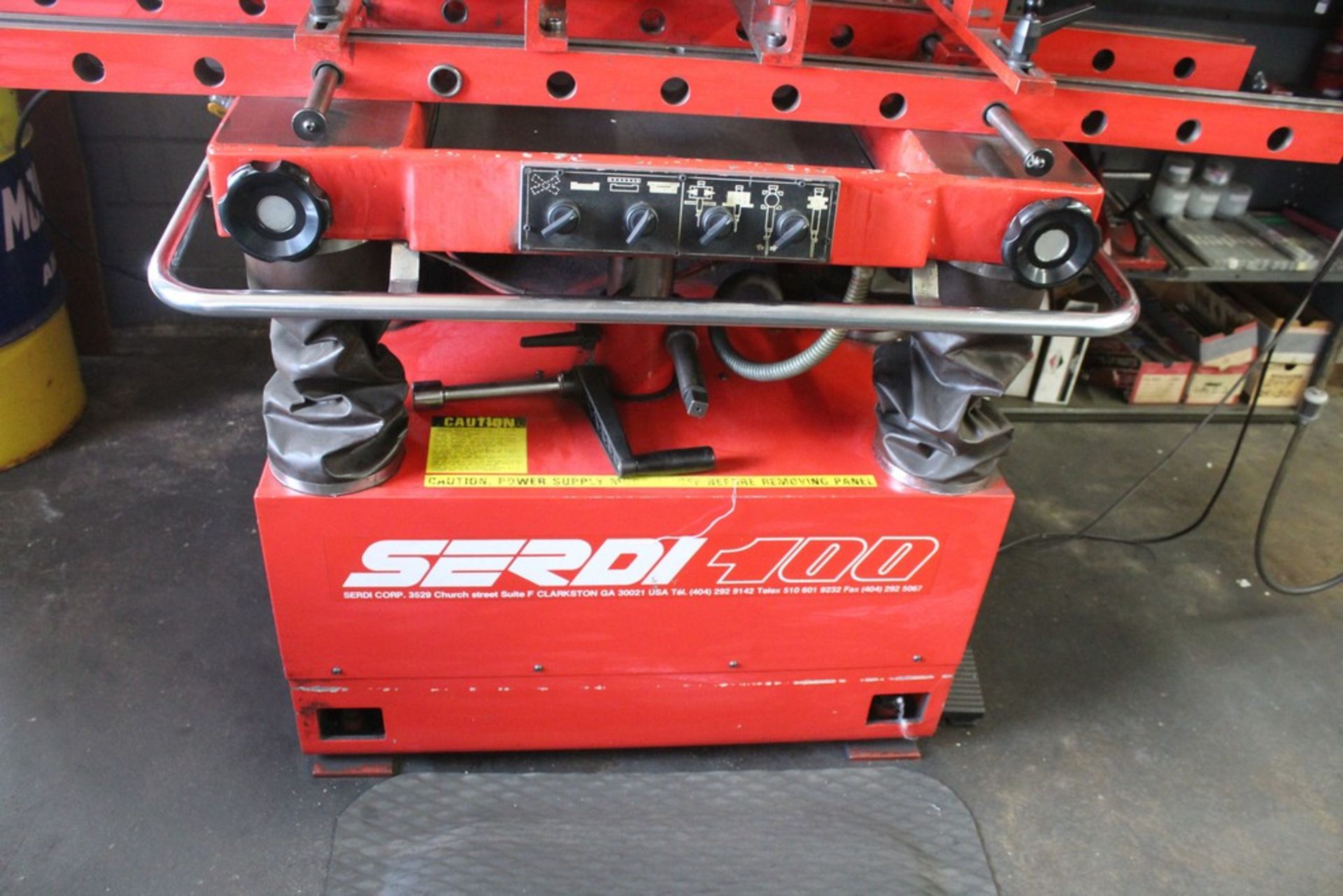 Serdi Model 100 CHS Valve Seat Cutting Machine, s/n 1422, with Model ...