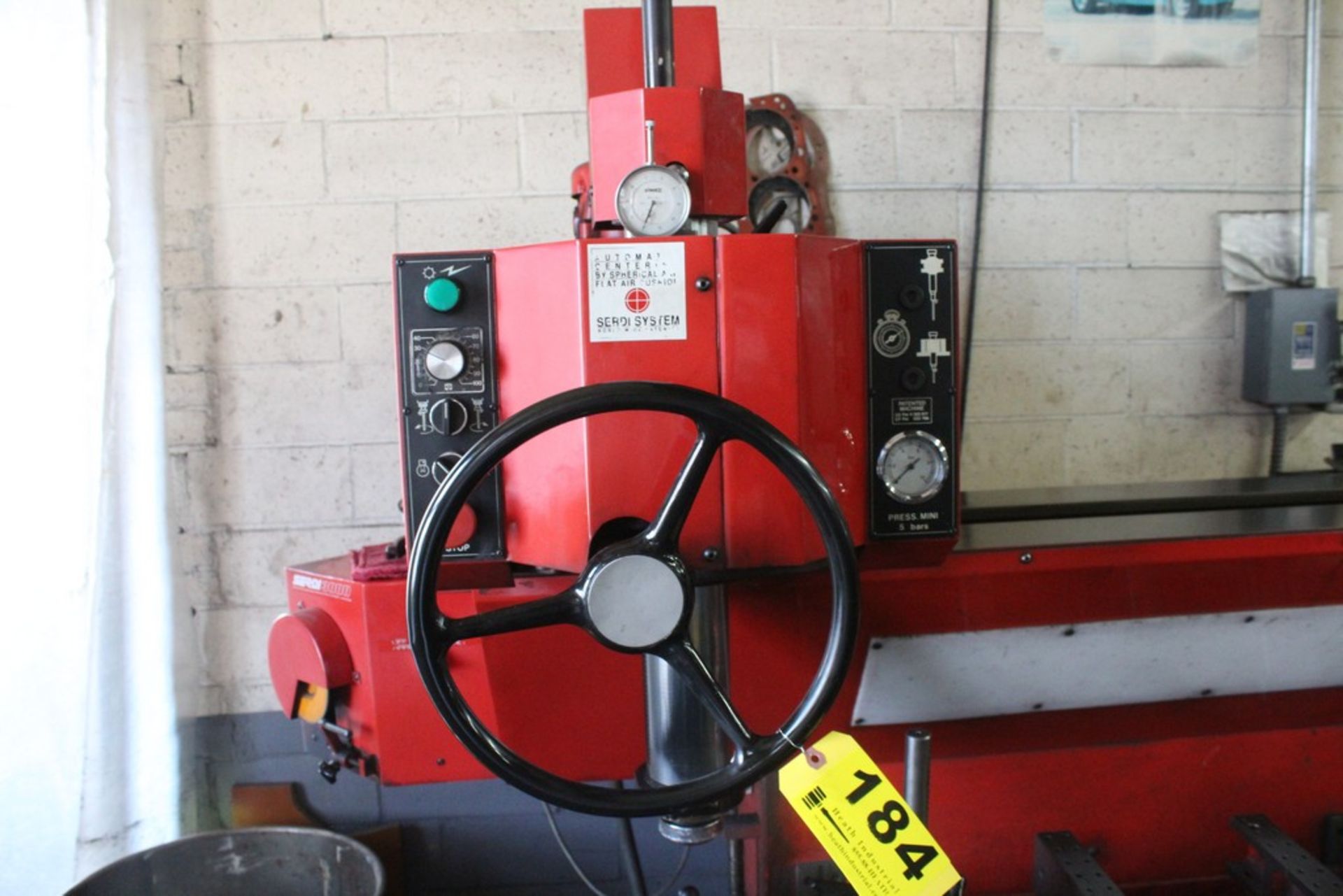 Serdi Model 100 CHS Valve Seat Cutting Machine, s/n 1422, with Model ...