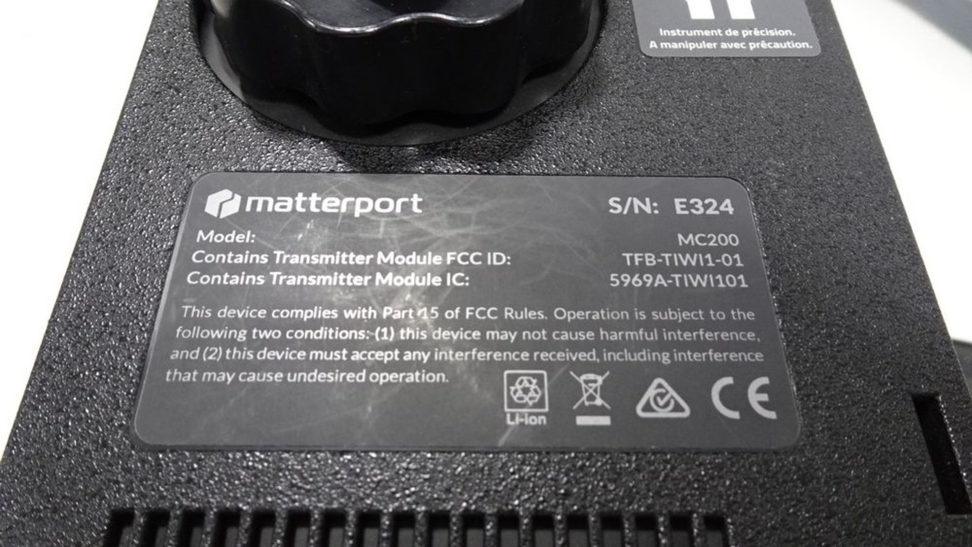 MATTERPORT MC200 TRANSMITTER UNIT, S/N E324 (REUTER)