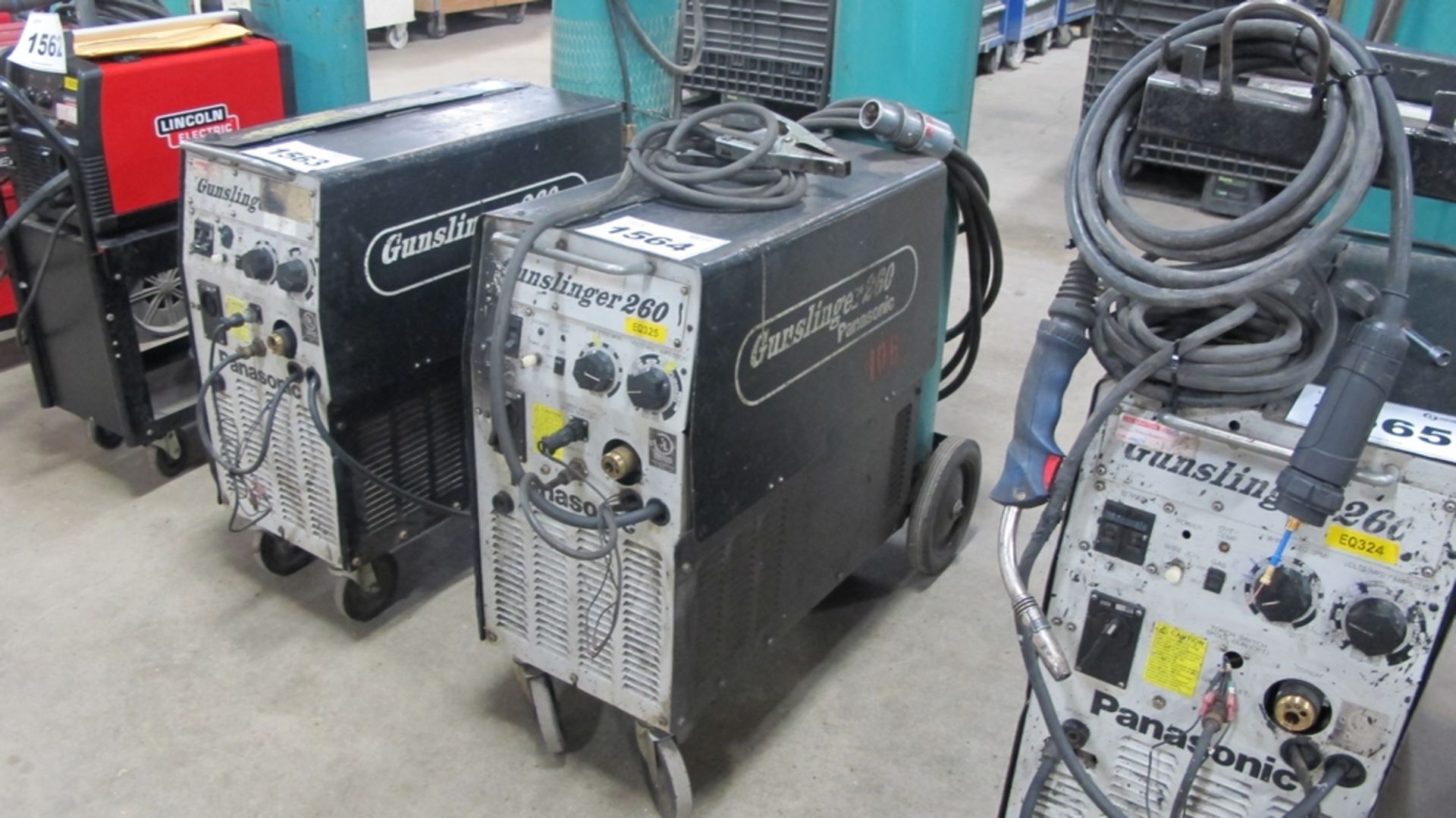 PANASONIC GUNSLINGER 260 MIG WELDER, S/N 19992995, NO TANK (100 SHIRLEY ...