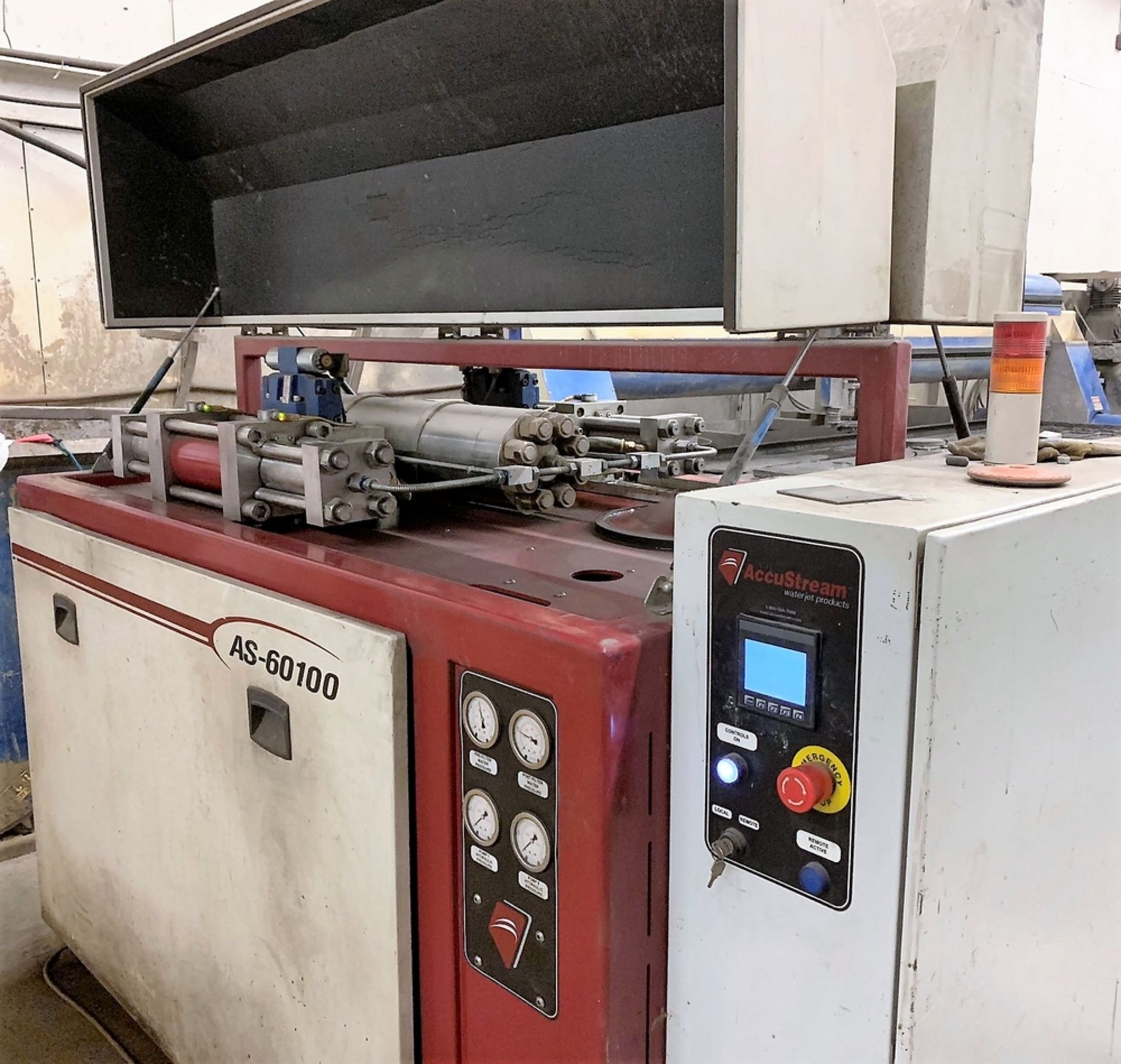 2008 WARDJET Z-813 WATER JET TABLE with BURNY 10LCD PLUS (Windows based ...