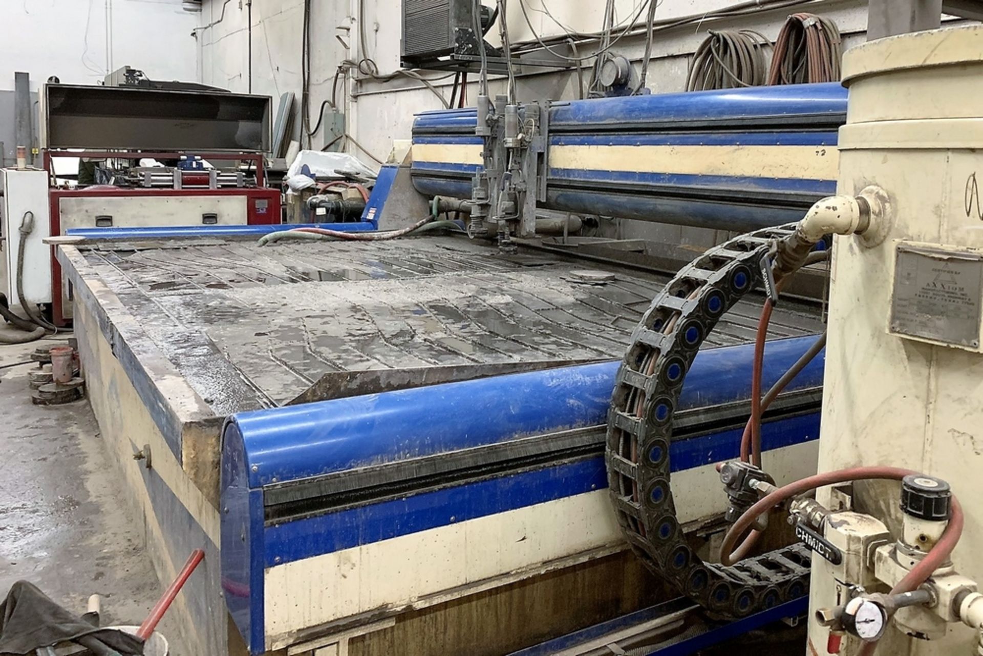 2008 WARDJET Z-813 WATER JET TABLE with BURNY 10LCD PLUS (Windows based ...