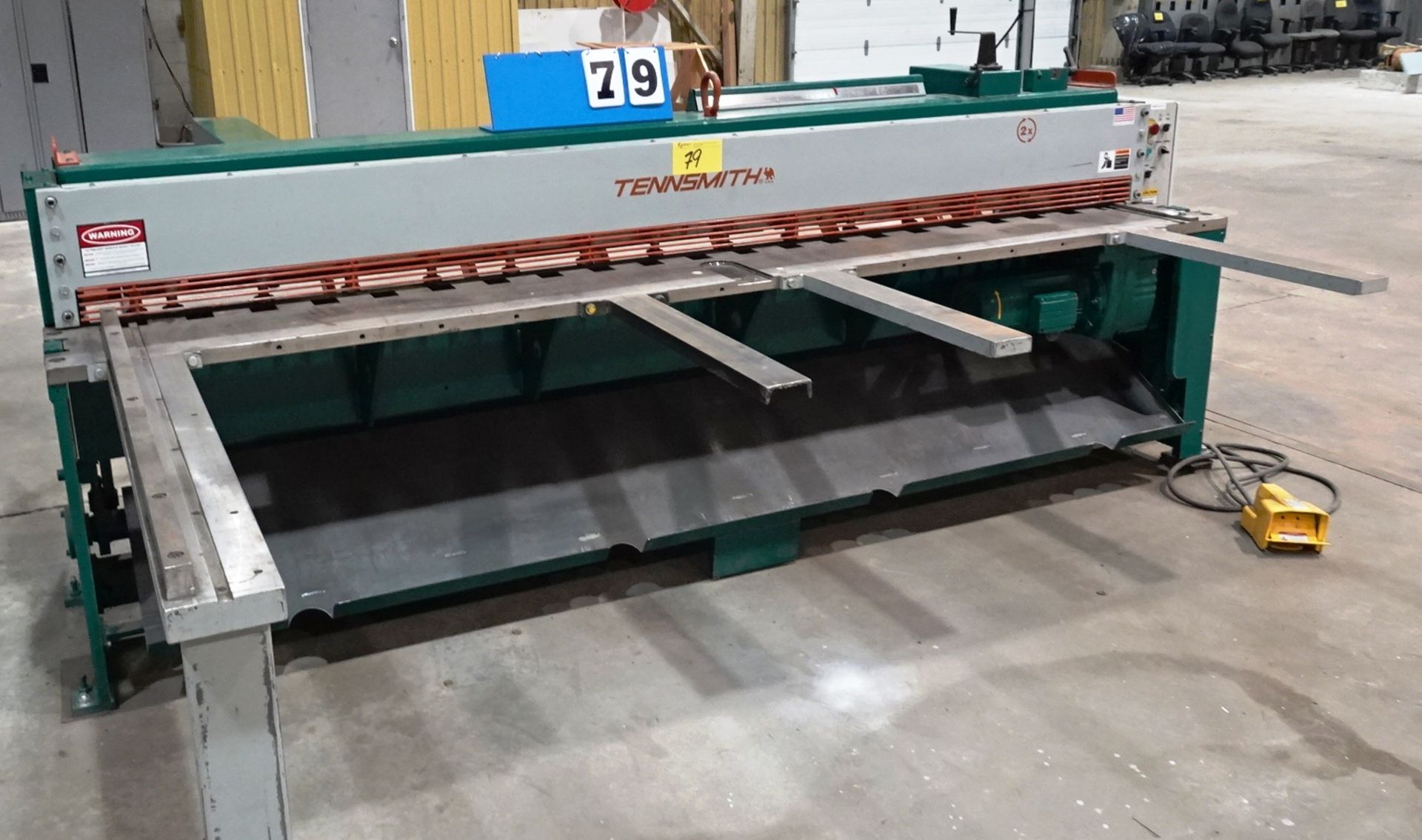 Tennsmith Model LMX1014 Metal Cutting Shear, 10' Long Bed, 14 Gauge ...