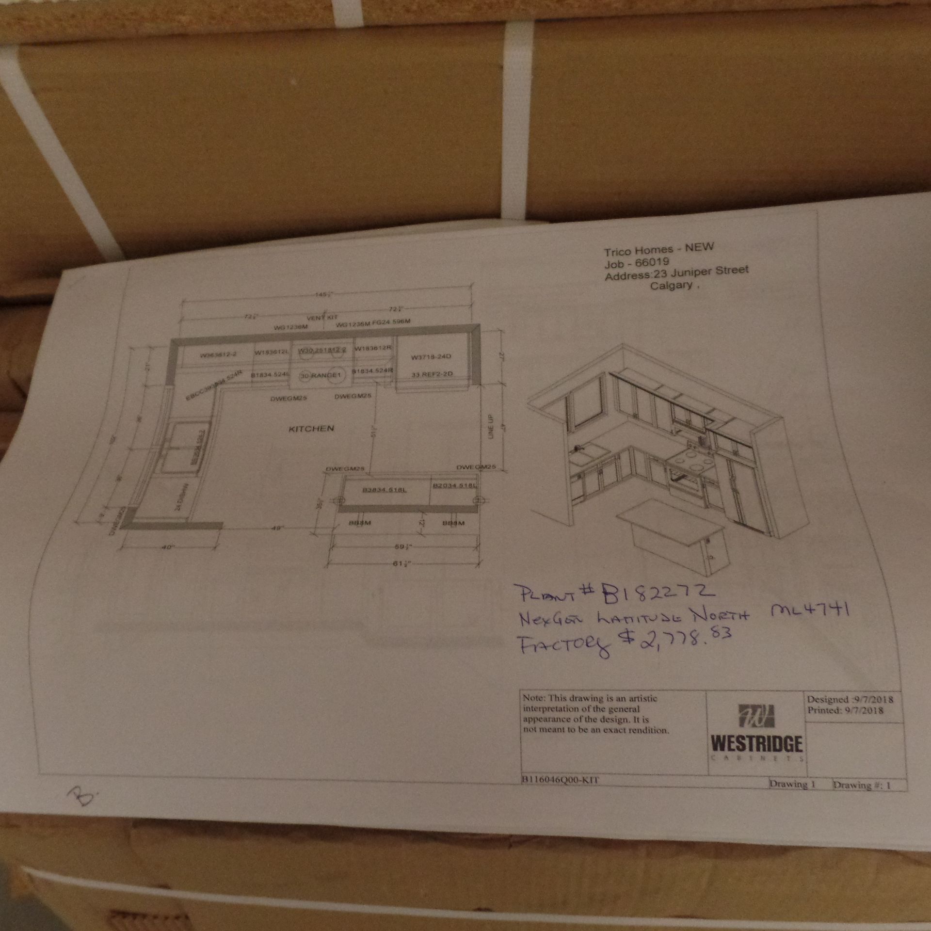 NEXGEN LATITUDE NORTH KITCHEN CABINET SET W/ISLAND, BATHROOM CABINETS ...