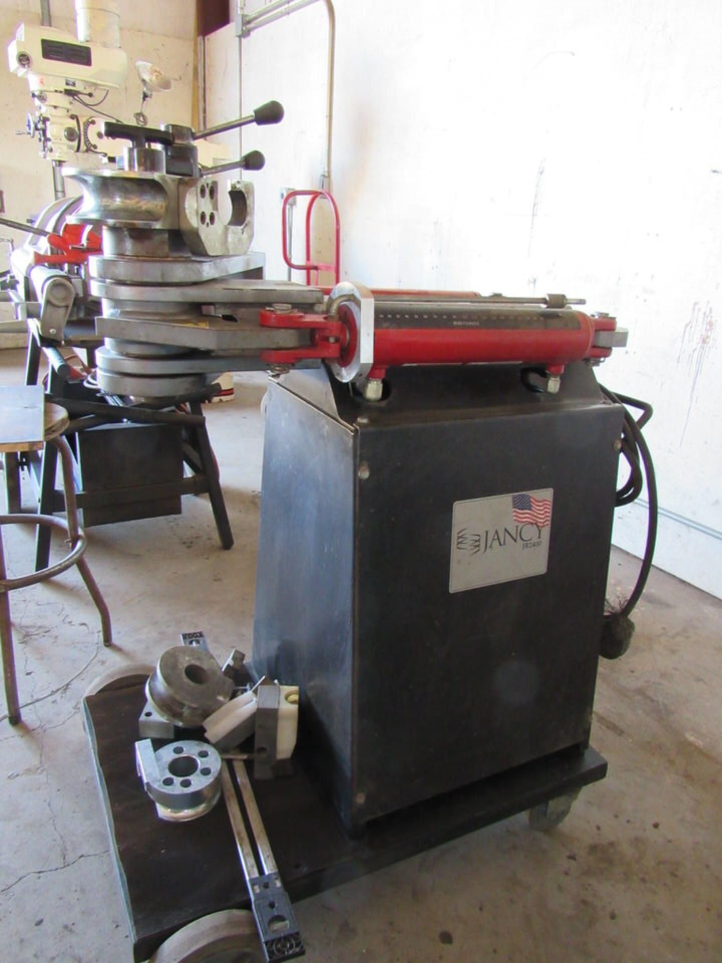 Jancy Model JB2400 Tube and Pipe Bender, new 2007, 2” sch. 40 cap., 180 ...