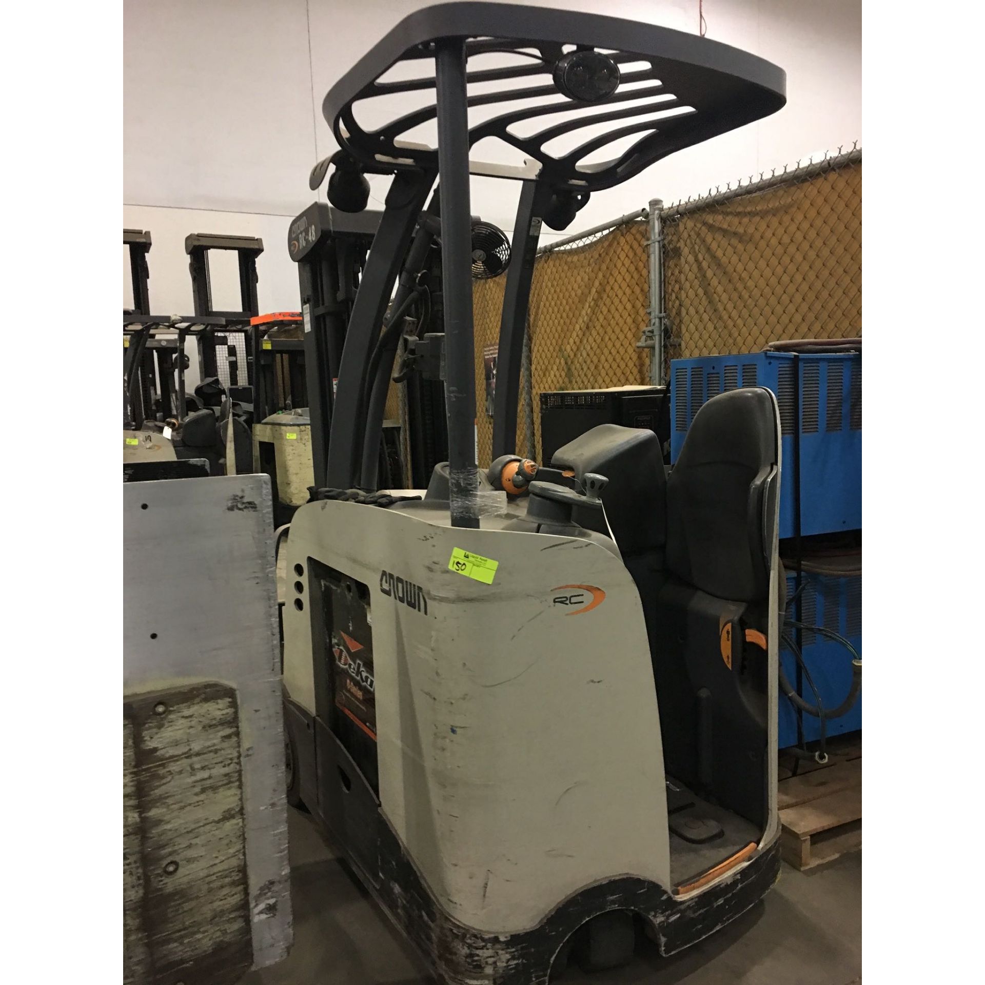 CROWN STAND UP FORKLIFT Model RC5545 40 S N 1A492693 Hours as CROWN STAND UP FORKLIFT Model RC5545 40 S N 1A492693 Hours as