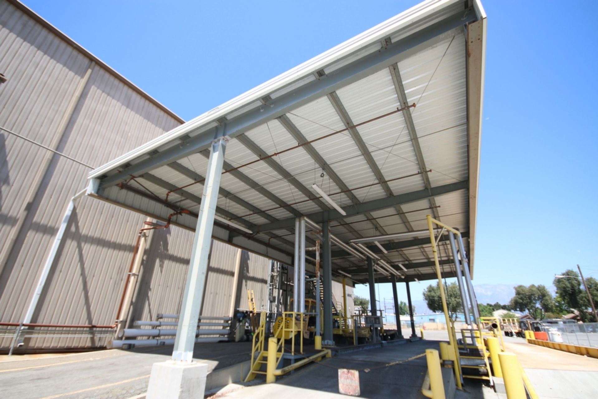 Receiving Bay Mezzanine, Overall Dims.: Aprox. 90' L x 36' W, with ...