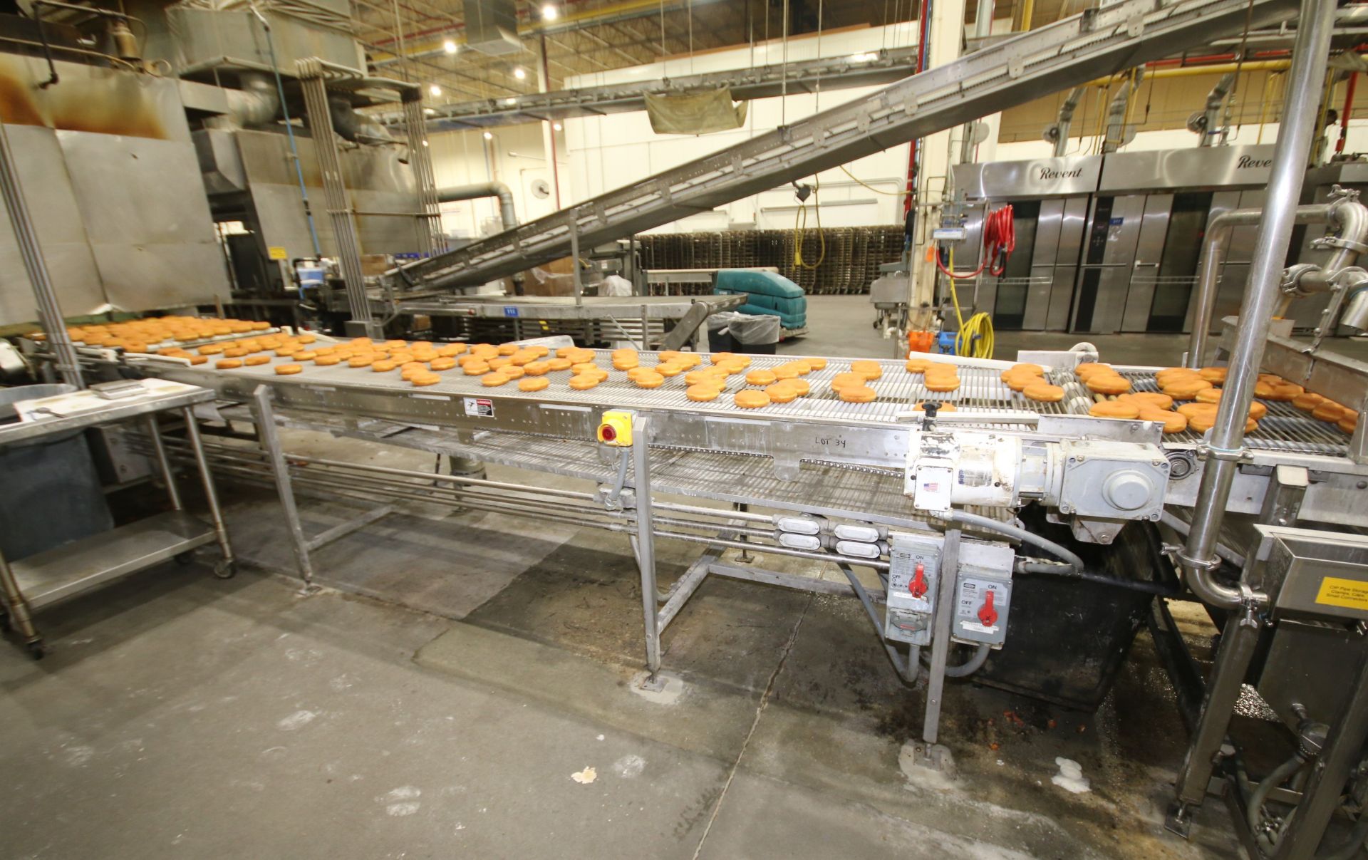 17 ft. L x 36" W x 42" H S/S Conveyor System, with S/S Belt, Drive ...