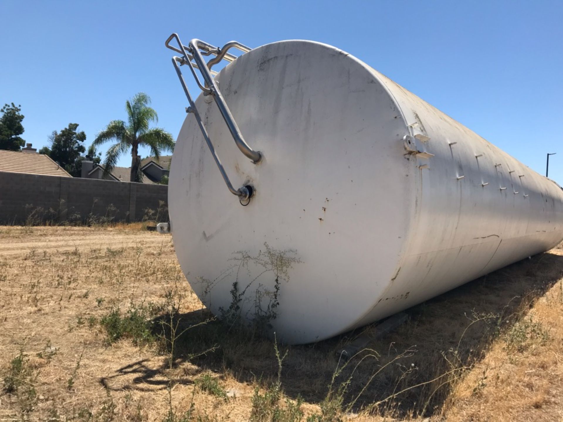 Mueller 50,000 Gallon Jacketed Silo, S/N D-2442-1/-5, Horizontal ...