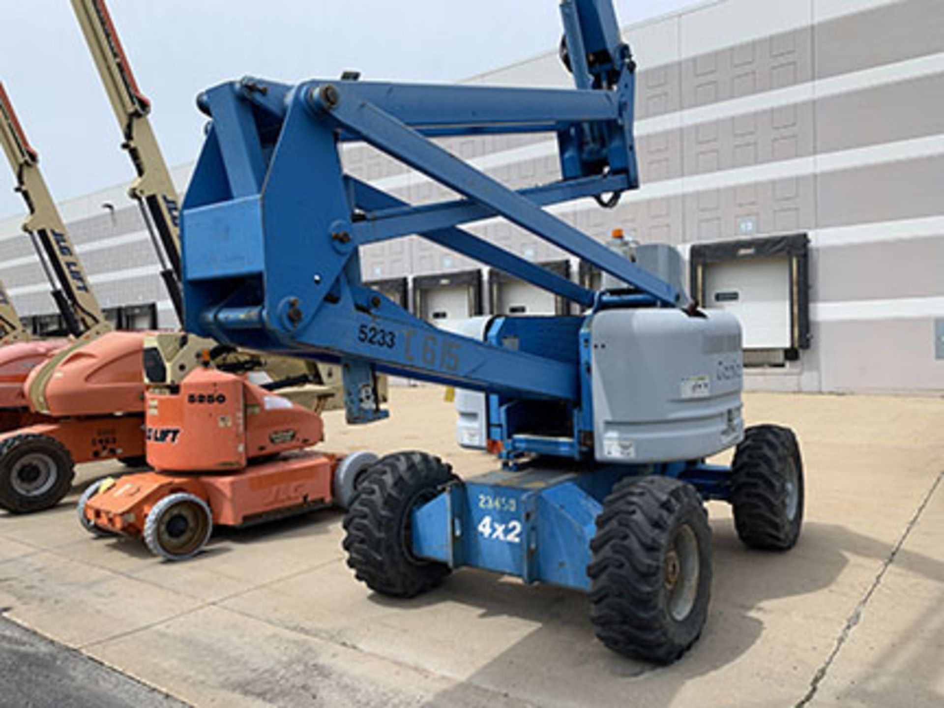 GENIE Z60/34 ARTICULATING BOOM LIFT (2000), 60' REACH, DIESEL, S/N ...
