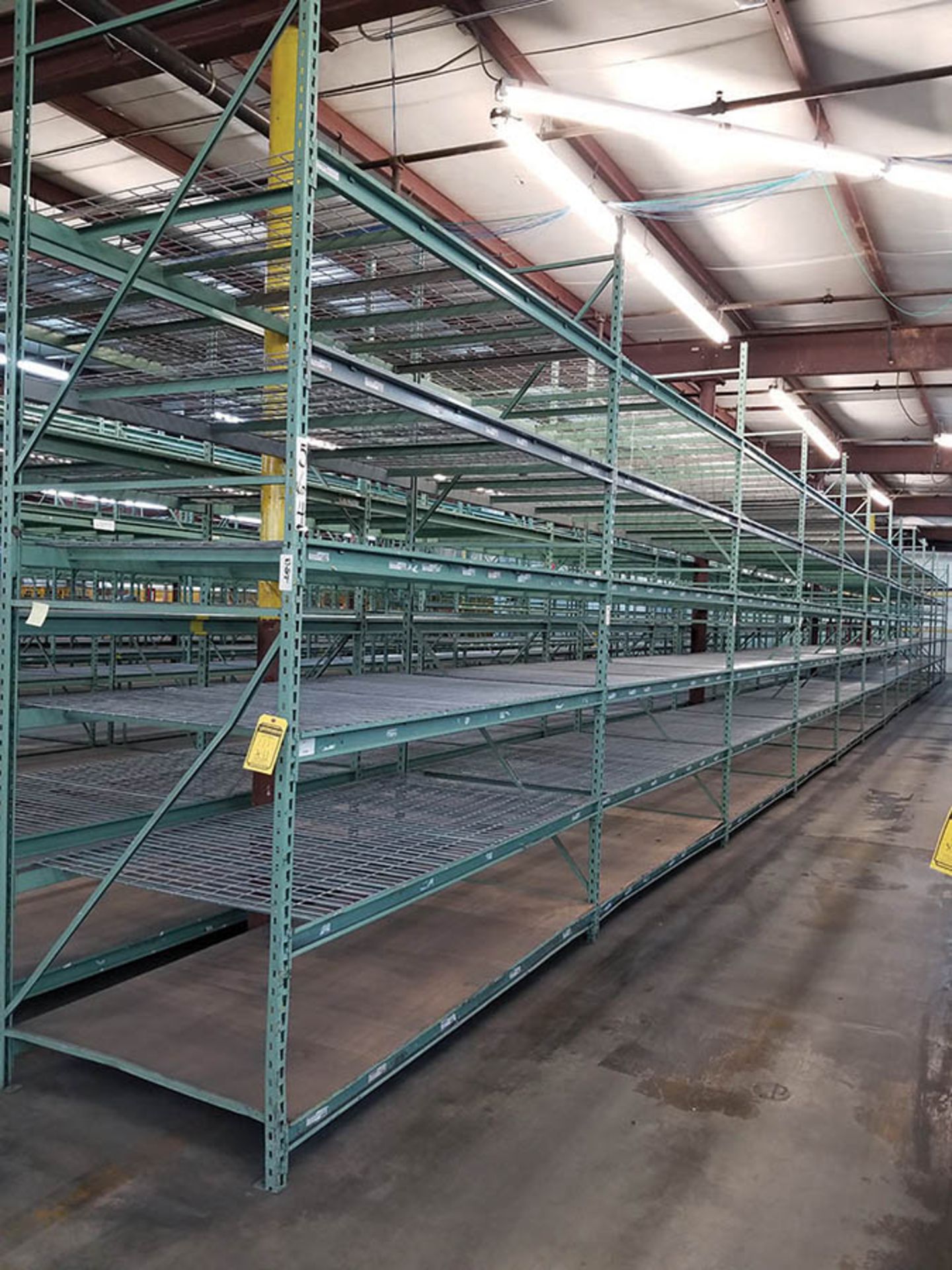 (26) SECTIONS OF PENCO KEYSTONE LOCK PALLET RACKING, 8’ X 4’ X 12 ...
