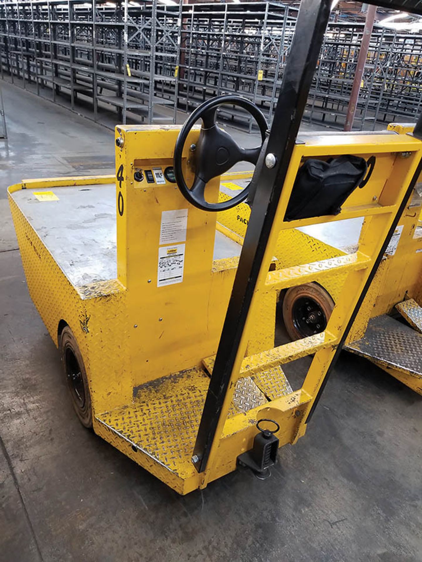 WESLEY INT. PACK MULE ELECTRIC CARTS, MODEL SC-775-, STAND UP DRIVE ...