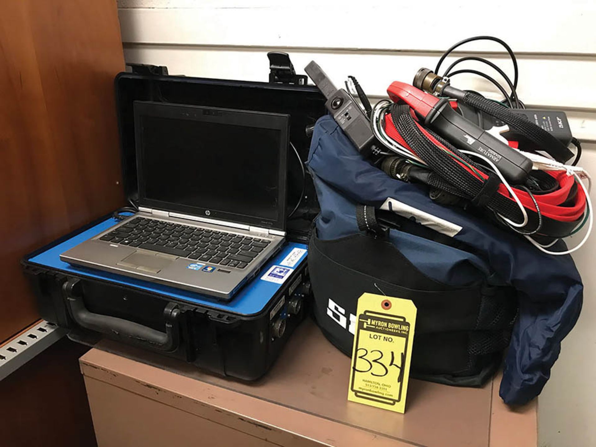 SKF ONLINE AC/DC DYNAMIC MOTOR ANALYZER, MODEL EXP4000, S/N 12010T0913