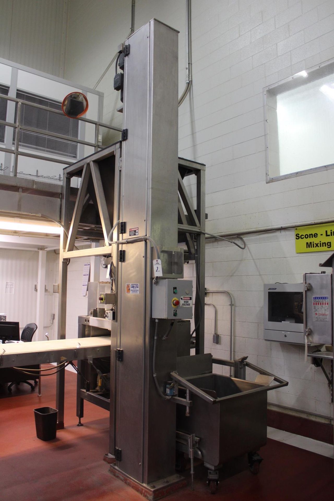 ABI Dough Trough Elevator, 13'5" Tall, W/ (2) 27" X 28" X 22" Deep ...