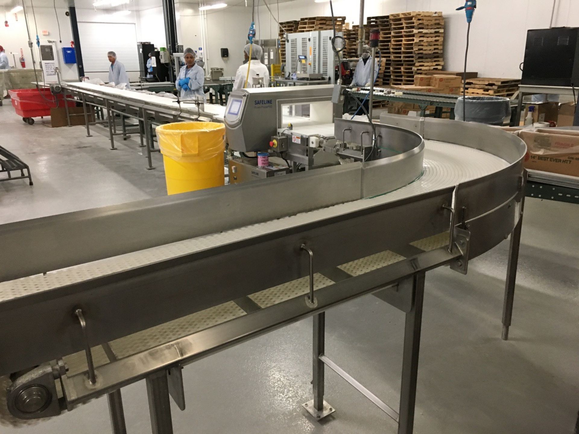 2013 Intralox Conveyors, Approx 80 ft Overall Length, 15.5in W Belt, (3 ...