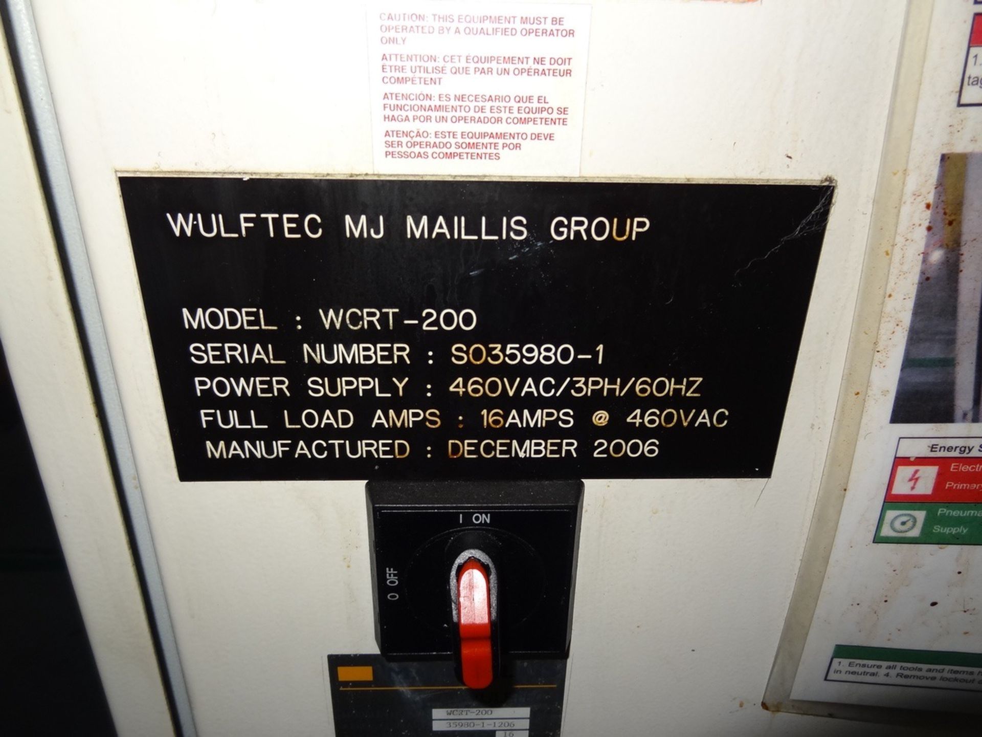 Wulftec MJ Maillis WCRT-200 Orbital Stretchwrapper System, Includes ...