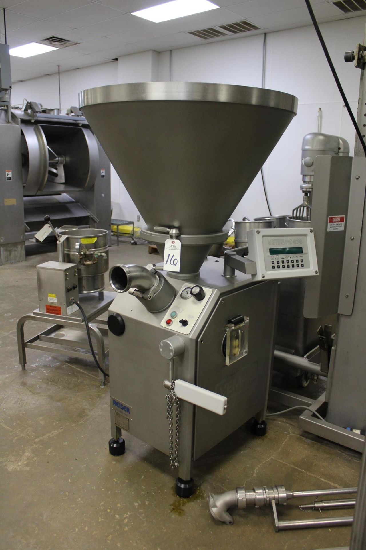 Reiser Vemag 500 Vacuum Portioner / Stuffer, M# 500, Type 128/230, S/N ...