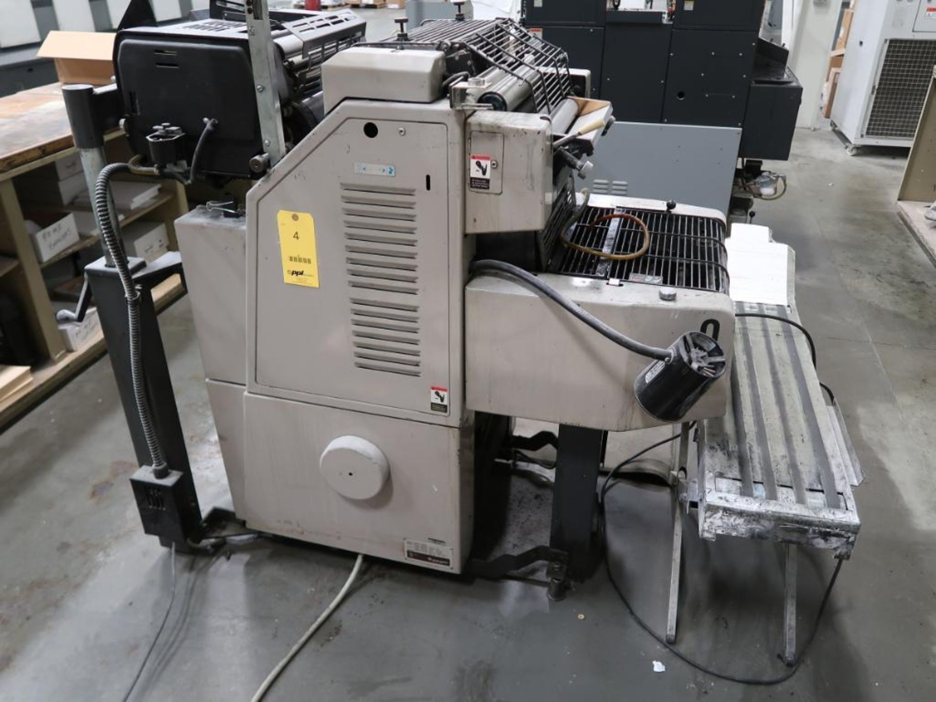 Ryobi Model 3200 MCD Off Set Printing Press, Serial No. 4982, 1-Color w ...