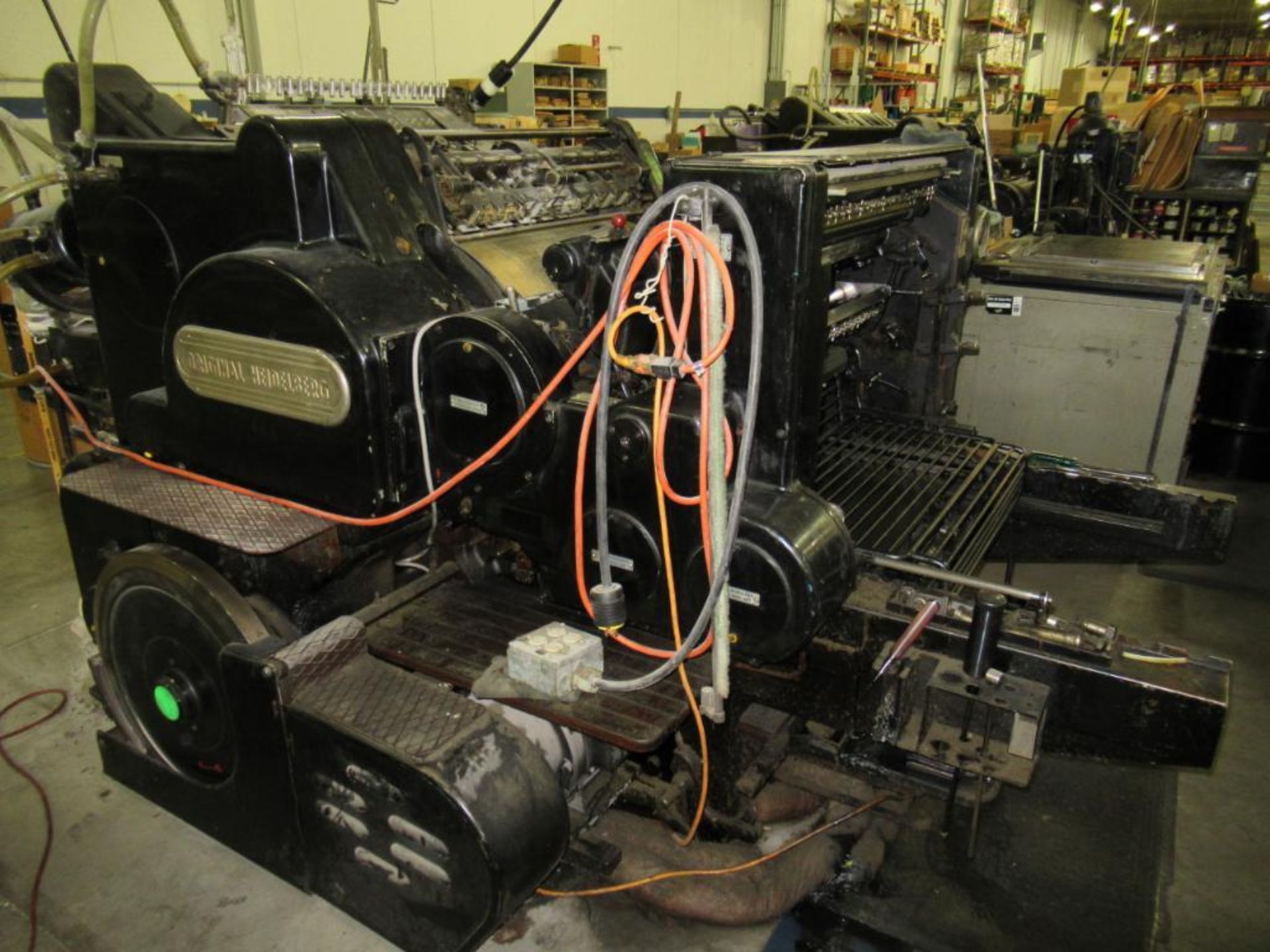 Heidelberg Cylinder Press Die Cut Original Heidelberg M/N SZ15671, 54 x ...