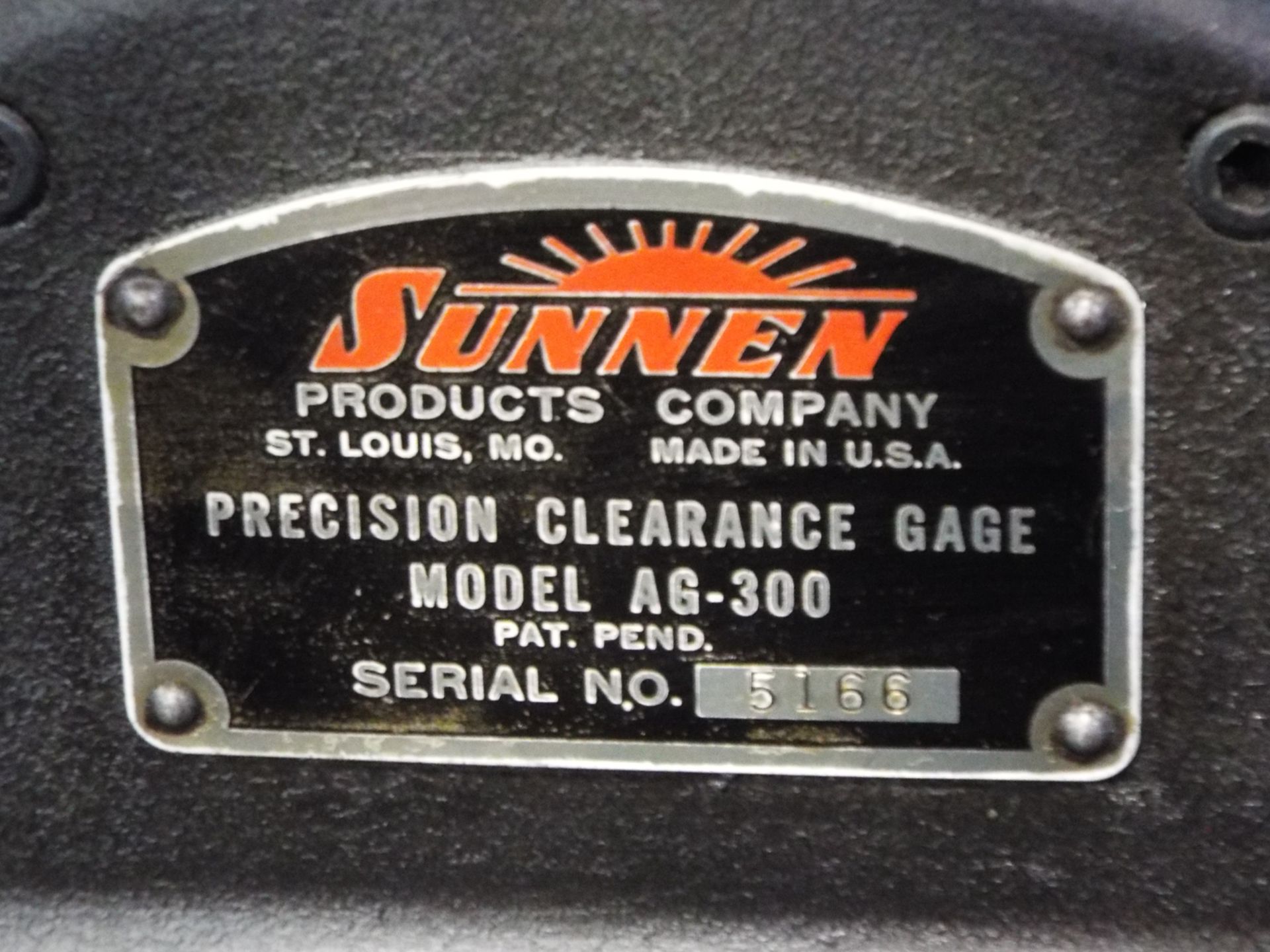SUNNEN MBB 1600 PRECISION HONING MACHINE, WITH SUNNEN CRG-750 HEAVY ...