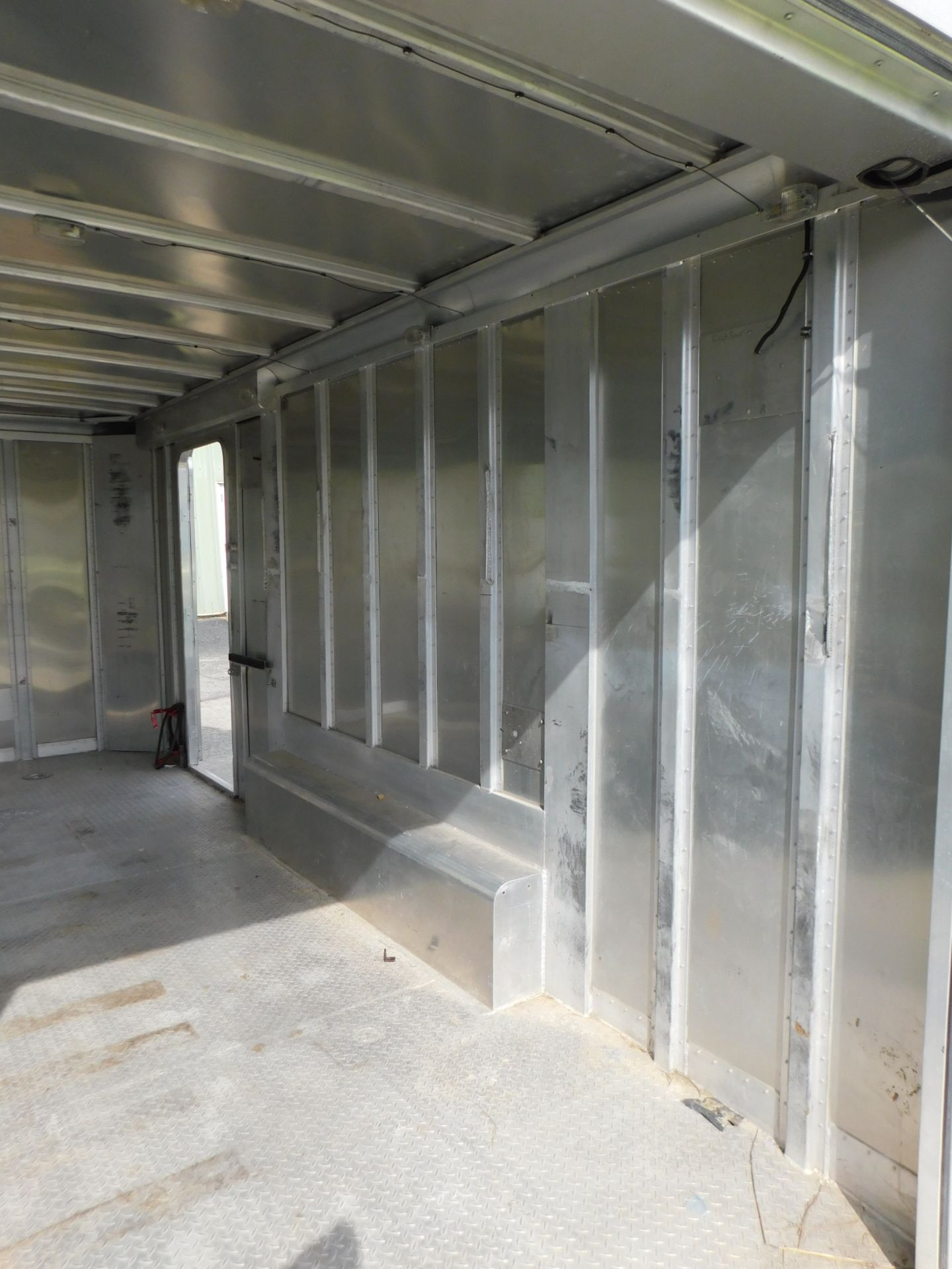 2001 Featherlite 18 Ft. Tandem Axle Enclosed Trailer, VIN 4FG-L0182-7 ...