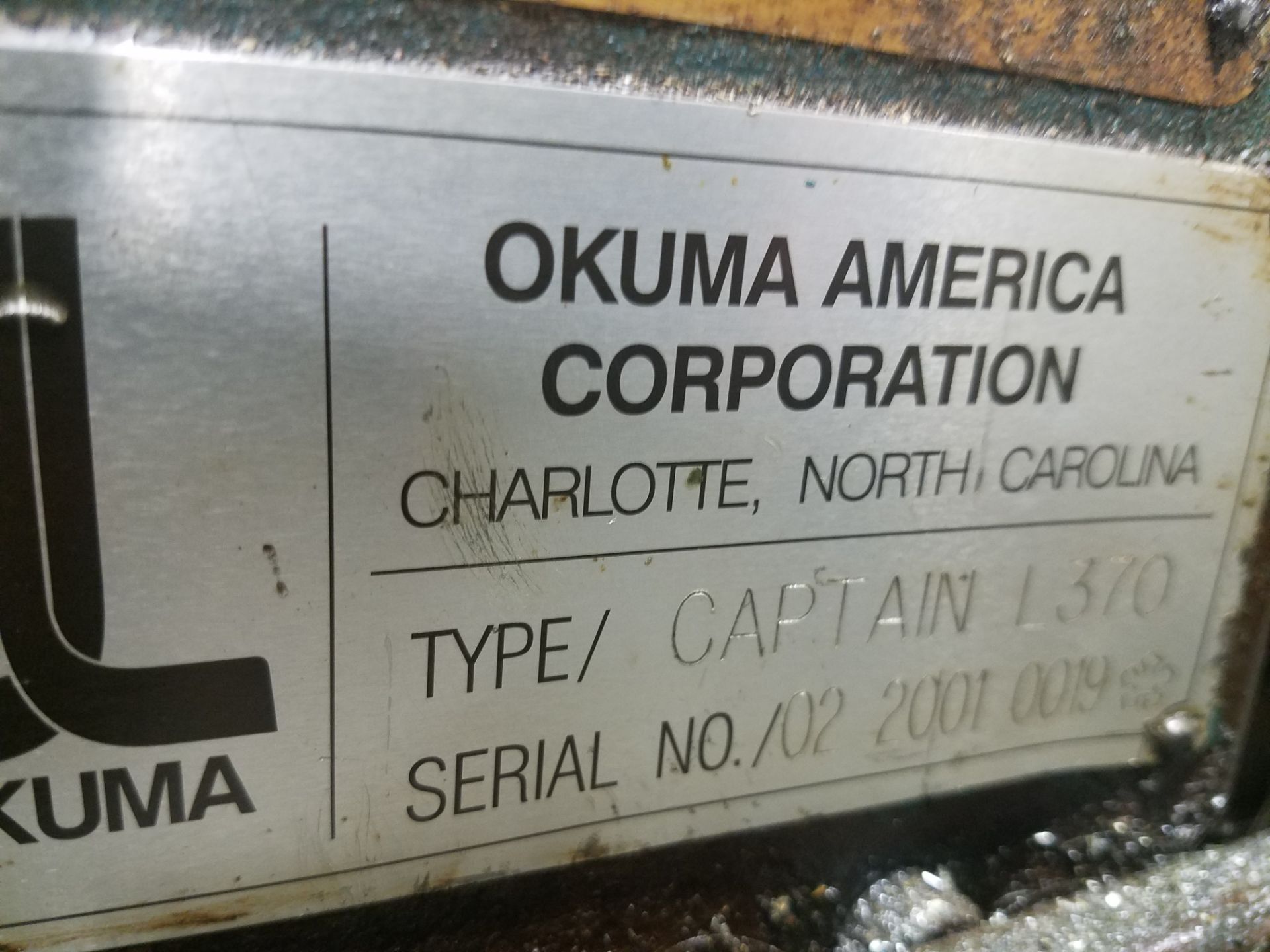 Okuma Captain L370 CNC Turning Center, s/n 0019, OSP-E100L CNC Control ...
