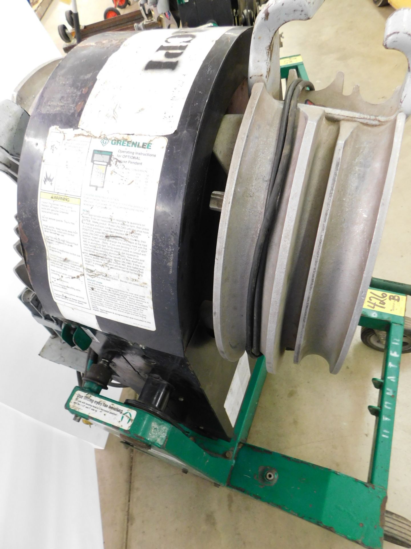 Greenlee Model 855 Smart Quad Bender, SN ABL2588SK, 1/2" through 2 ...