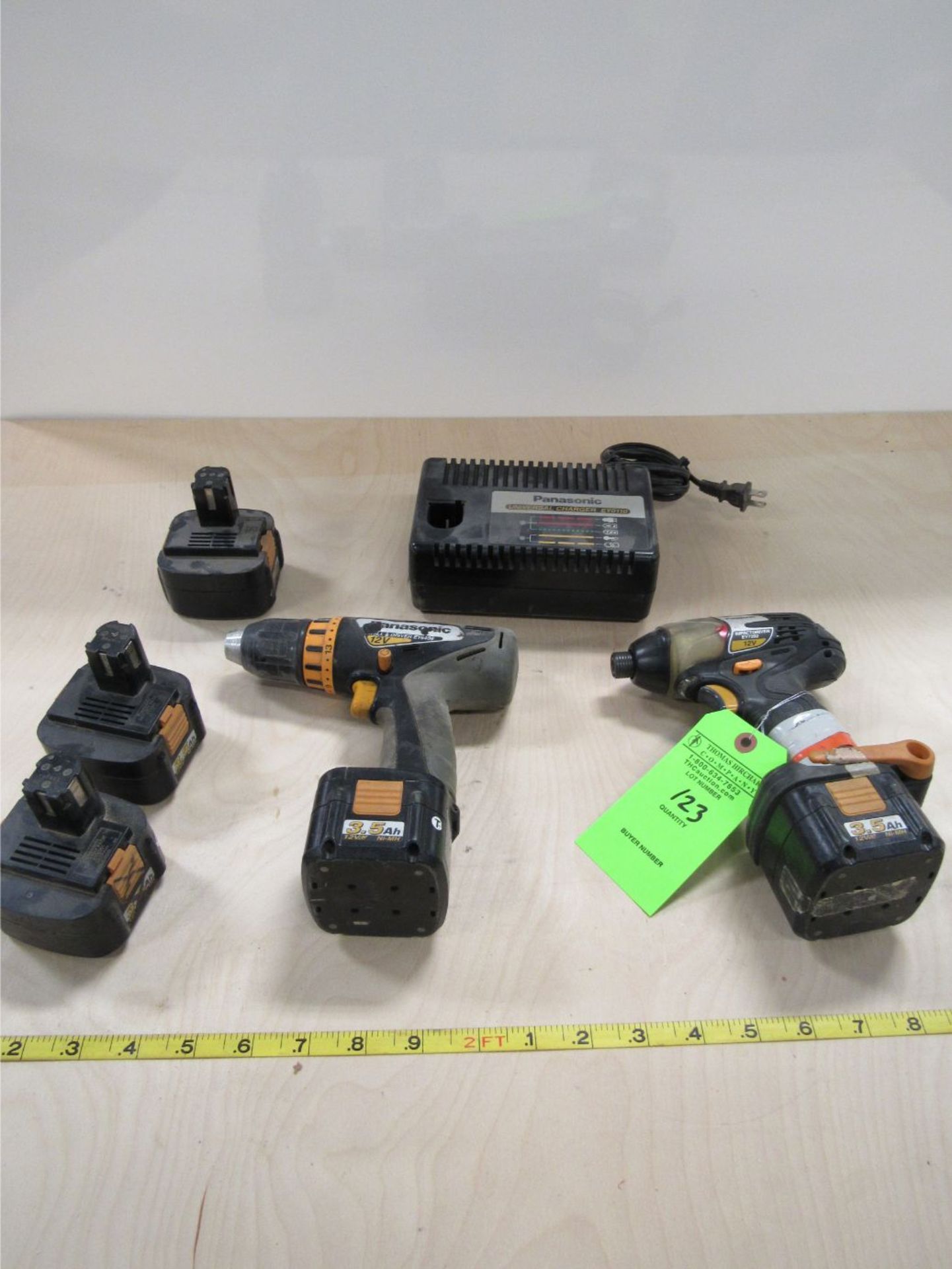 Panasonic 12v Cordless Tool Set drill; impact driver; charger; (5 ...
