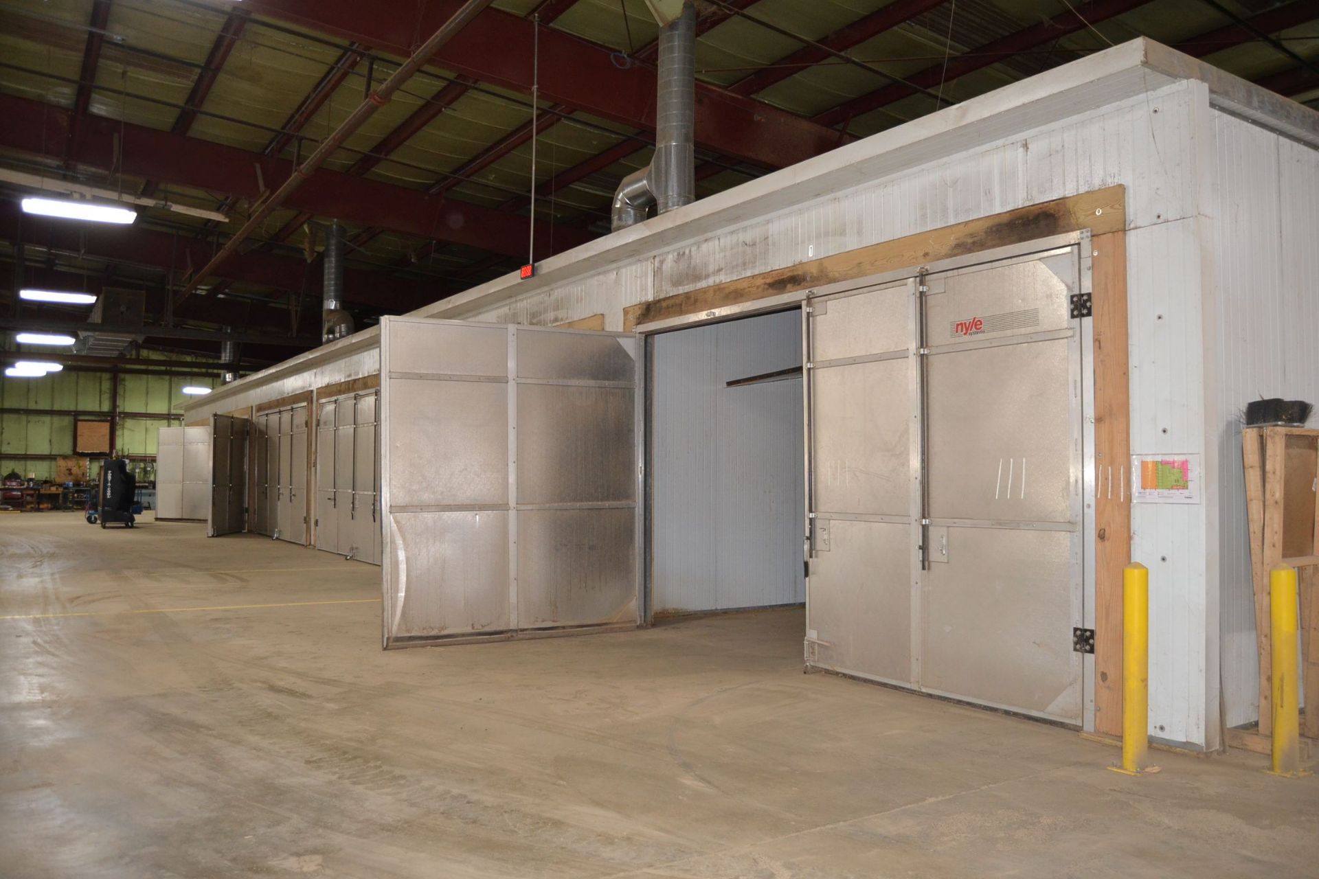 6 NYLE 20' X 32 PREFAB KILNS; W/ALUMINUM DOORS