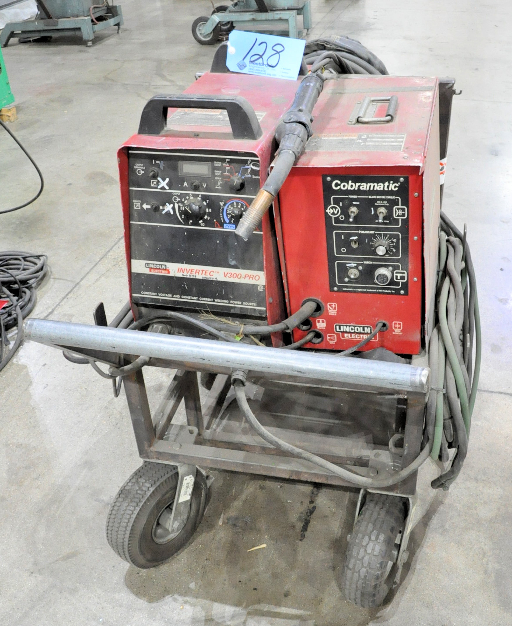 Lincoln Invertec V300-Pro, 300-Amp Capacity CV CC Arc Welder, S/n ...