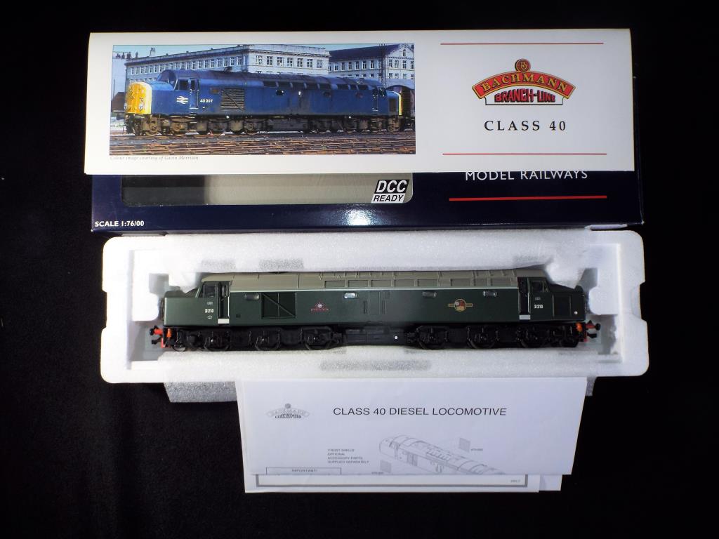 Bachmann - A boxed DCC Ready OO Gauge No.32-478 Class 40 Diesel ...