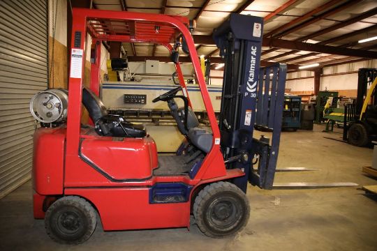 KALMAR / AC FORKLIFT 4000 LBS CAPACITY LP GAS - MODEL P50BXPS HARD ...