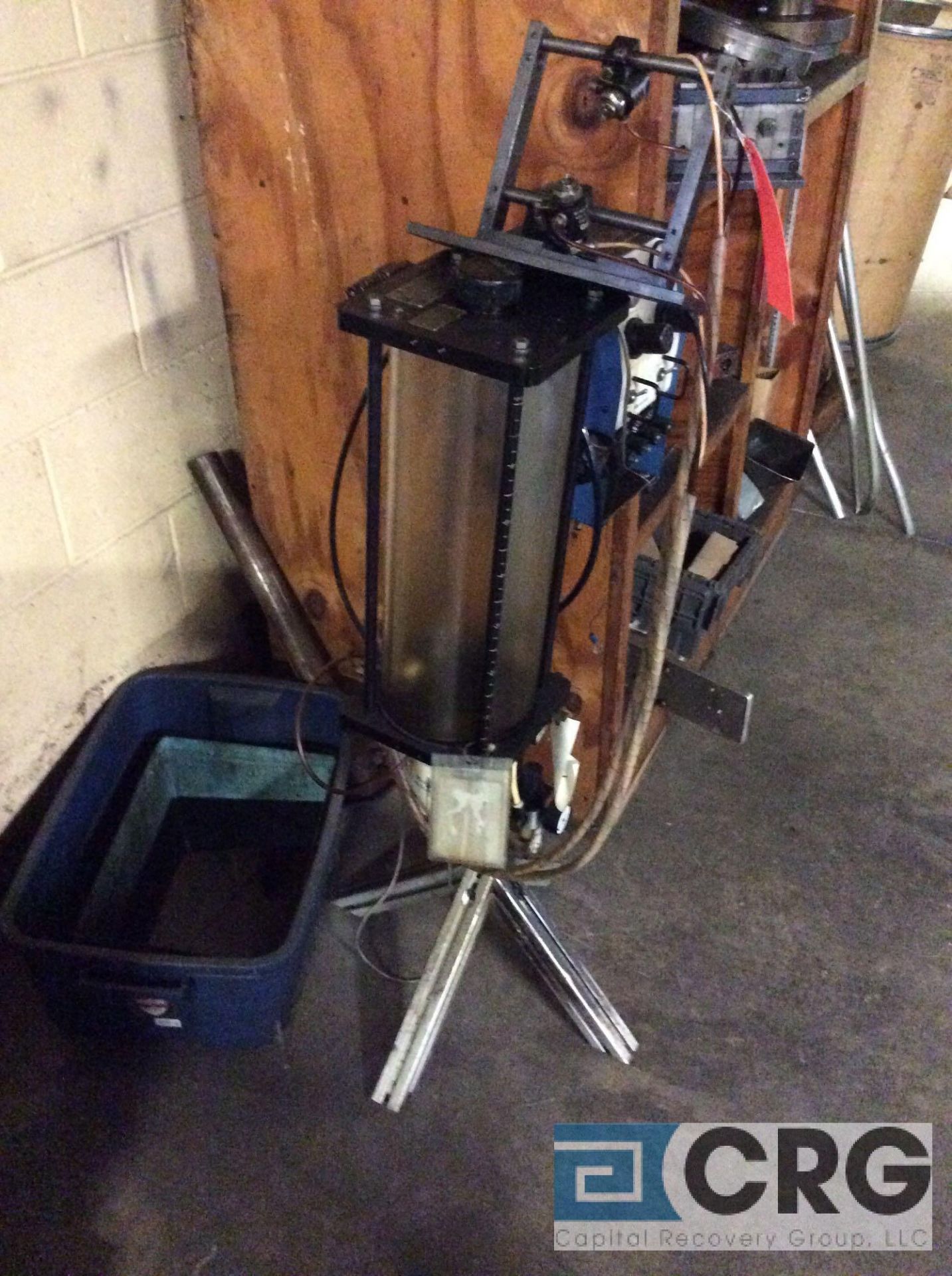 Lot of two assorted EFD Micro Coat Systems, one hooked to lot 166, and ...