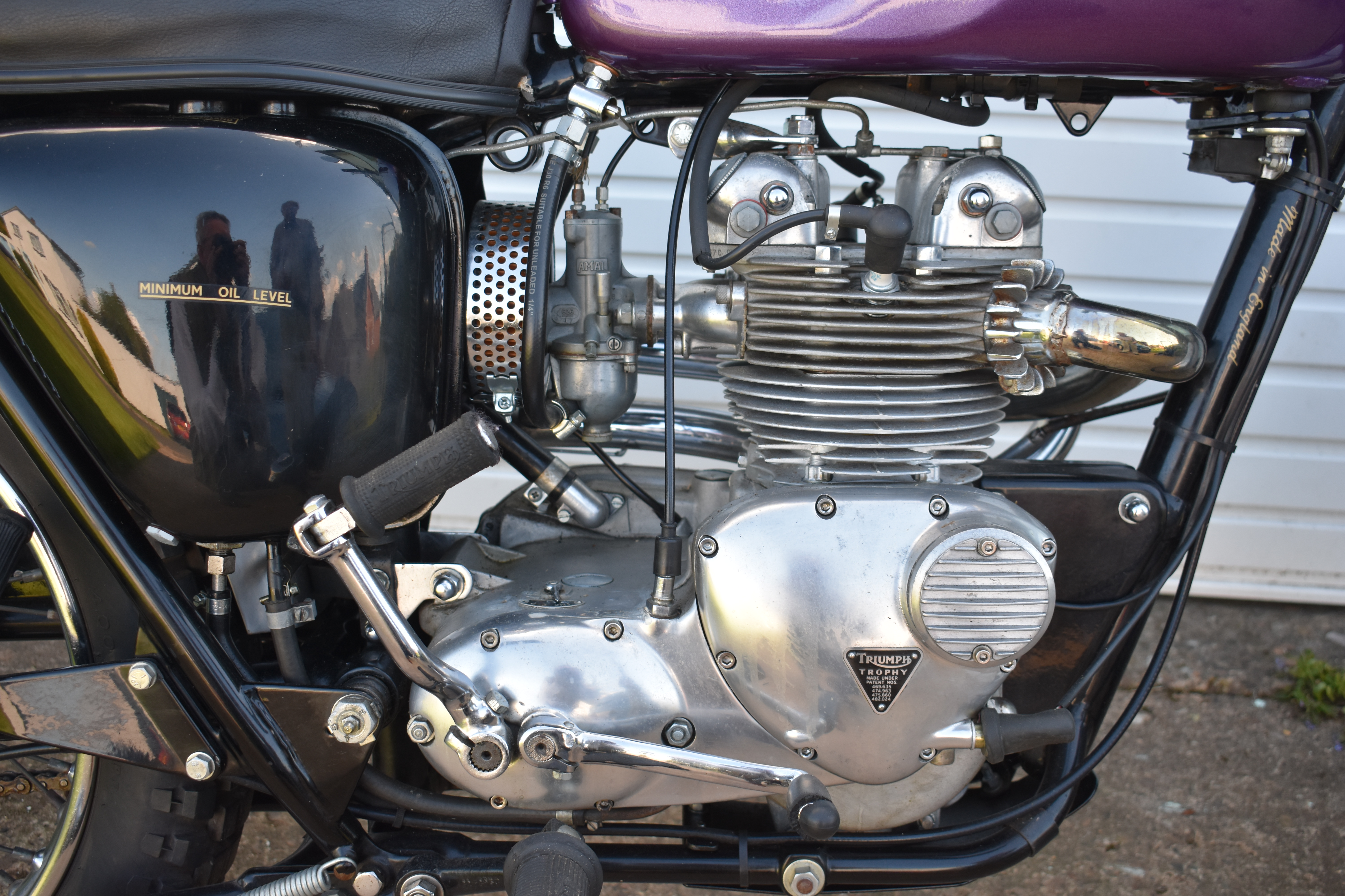 A 1970 Triumph T100C Trophy, registration number KRK 321H, frame number ...