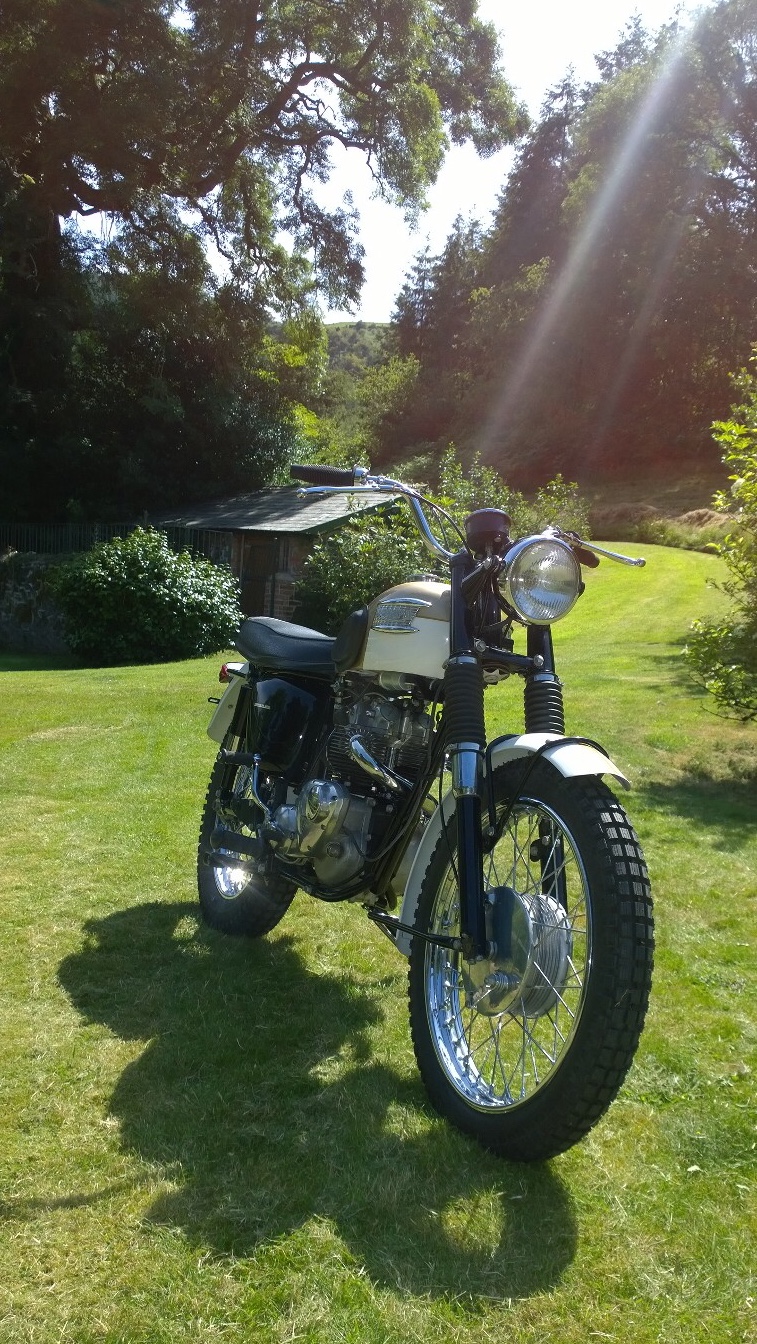 A 1965 Triumph T100SC, registration number TBA, frame number H40821 ...